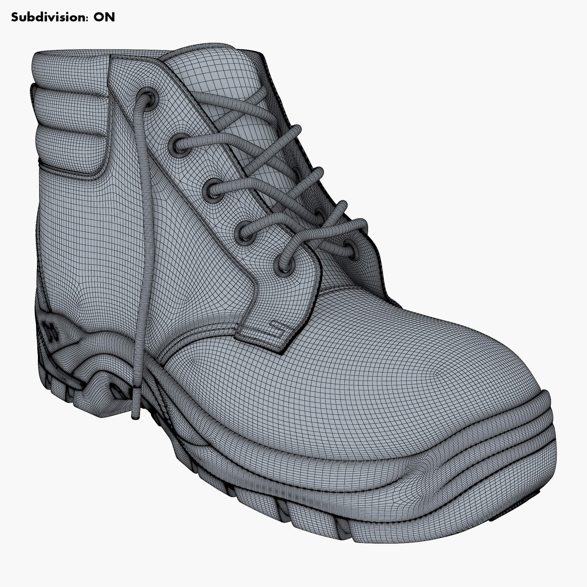 Safety Work Boots M 1 - 3D Model by Zurel