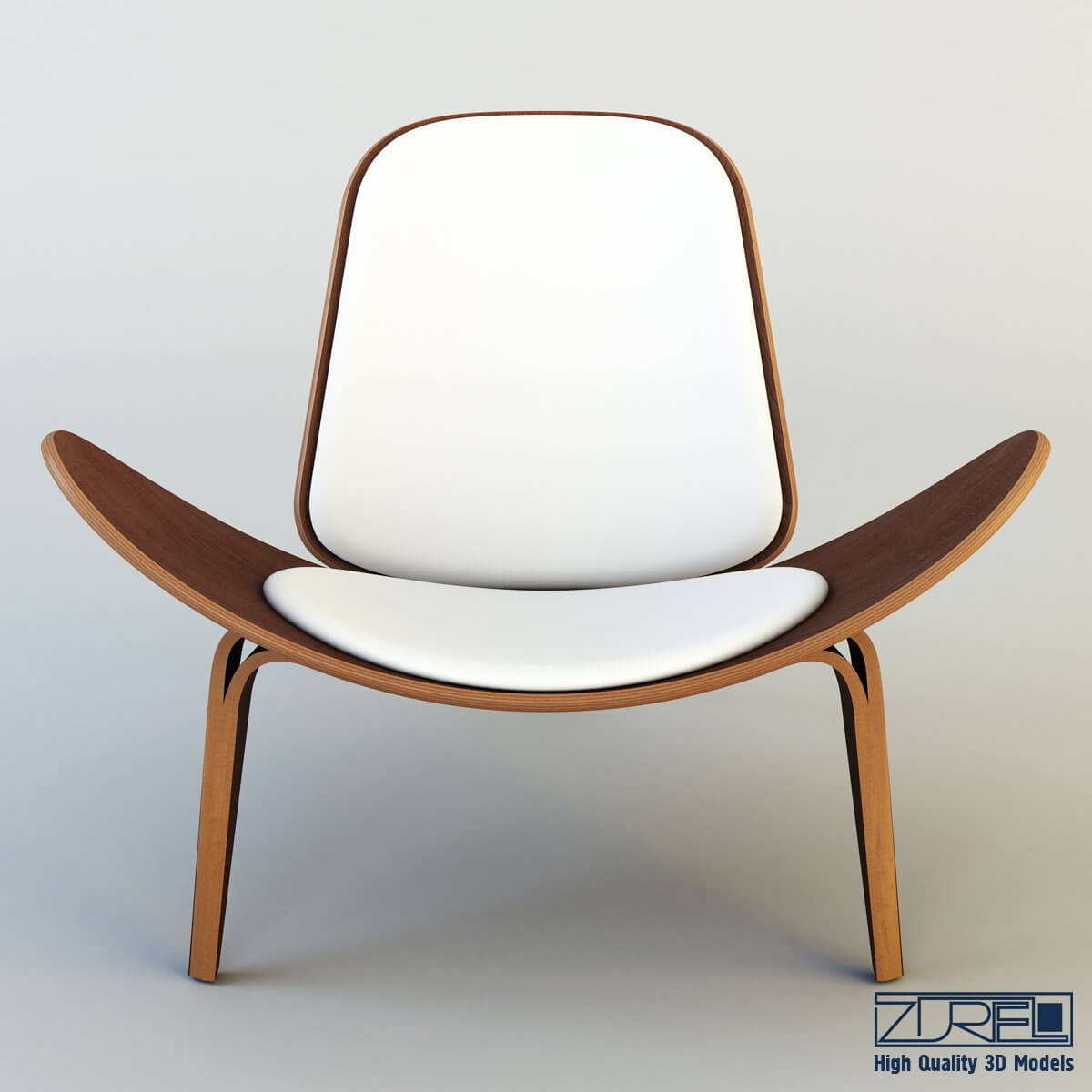 Shell Chair - 3D Model by Zurel
