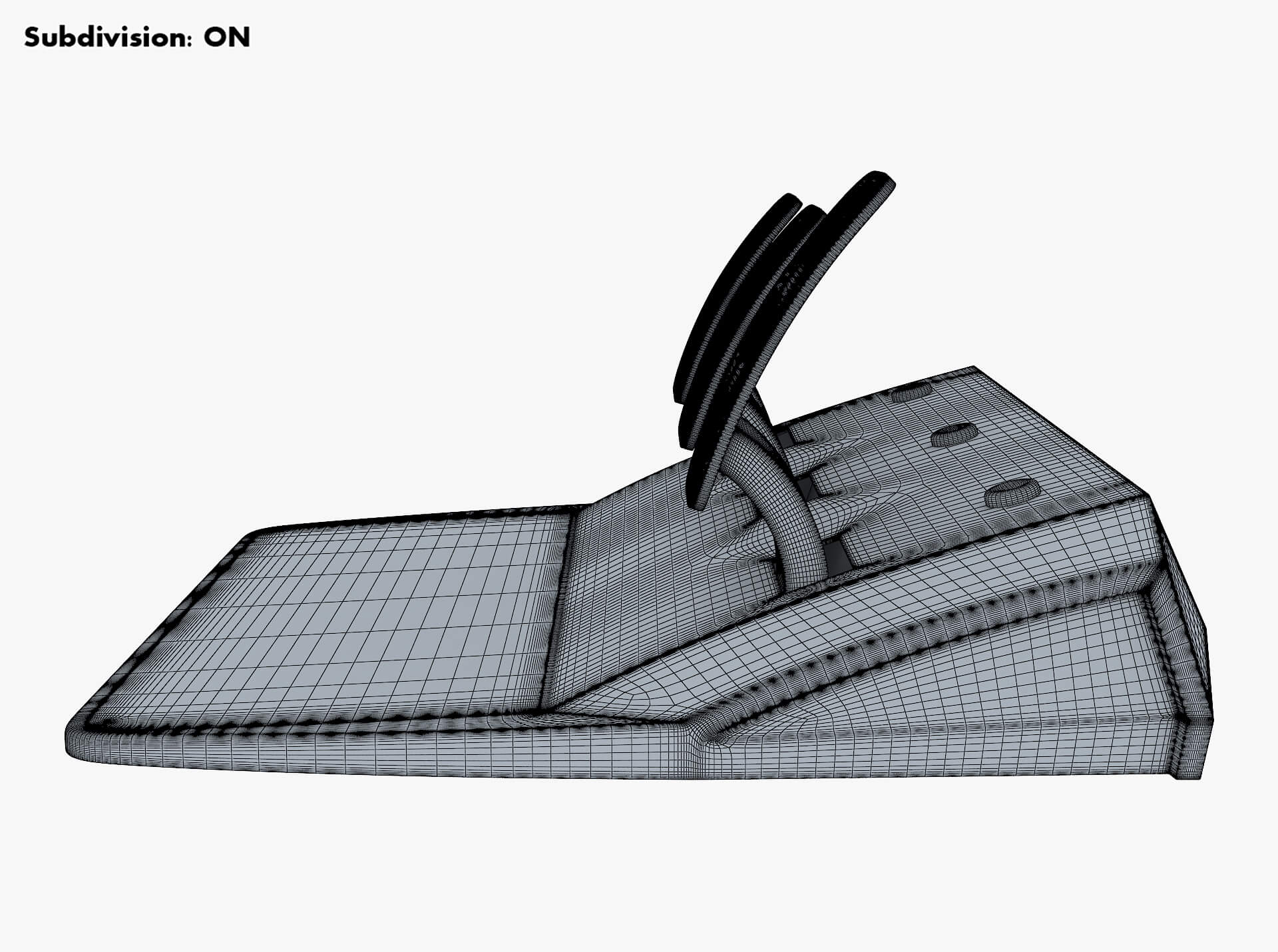 Simple Simulator Game Racing Pedals M 1 - 3D Model by Zurel