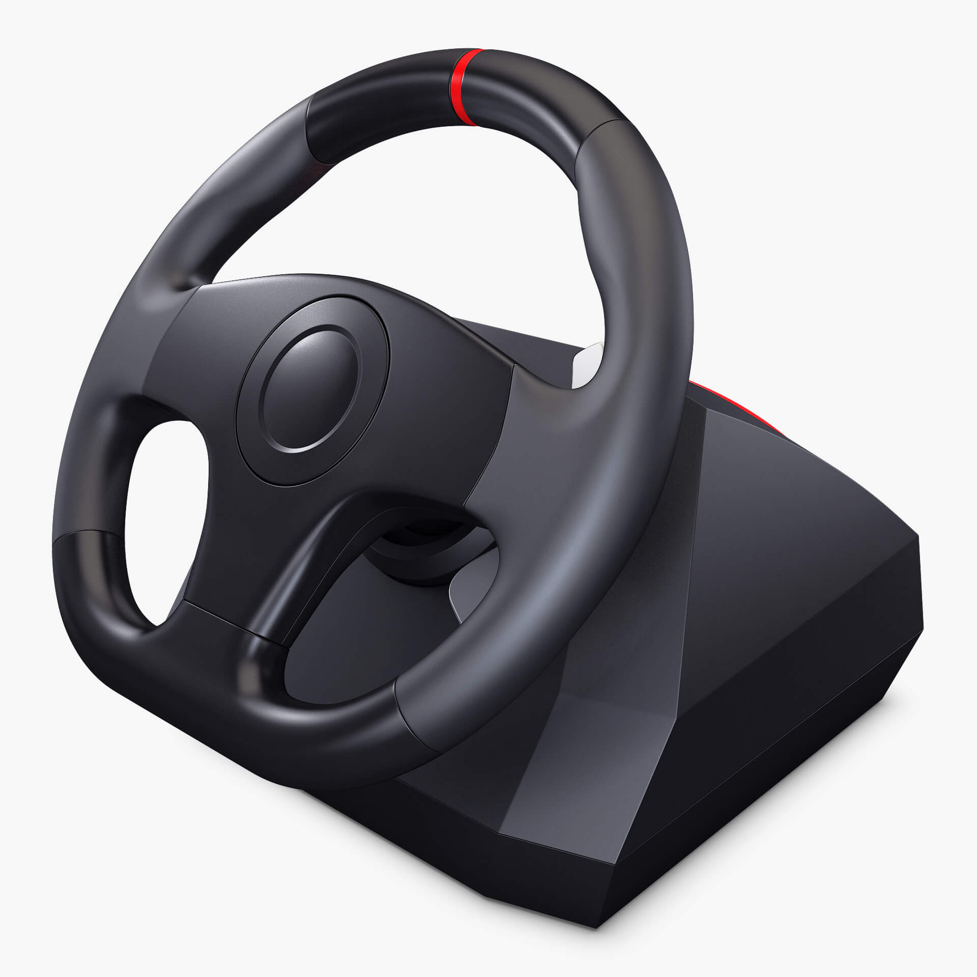Simple Steering Wheel Game Control M 1 - 3D Model by Zurel