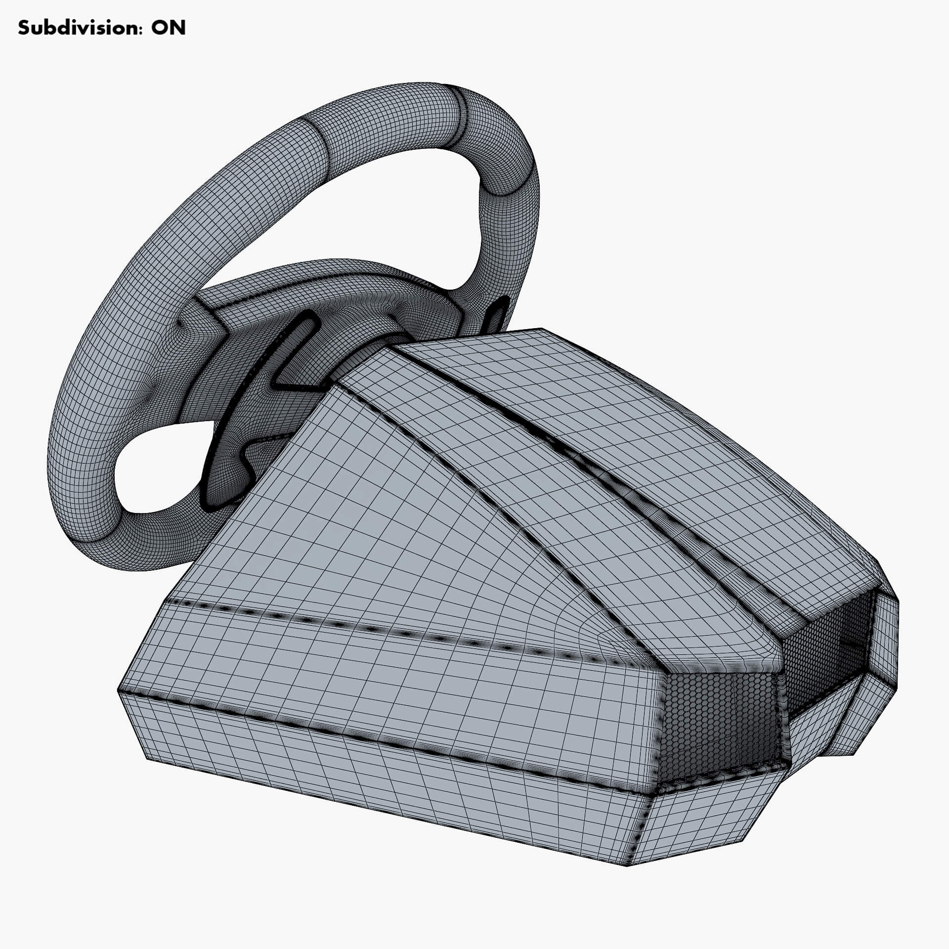 Simple Steering Wheel Game Control M 1 - 3D Model by Zurel