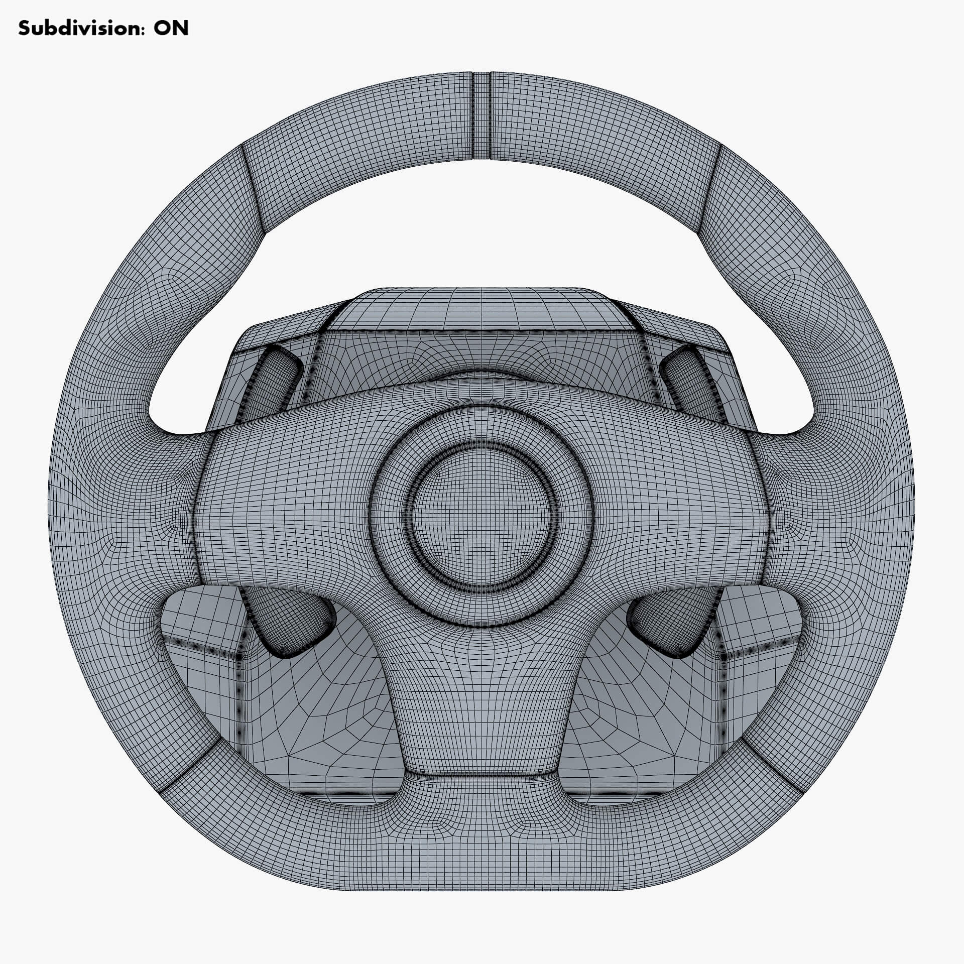 Simple Steering Wheel Game Control M 1 - 3D Model by Zurel