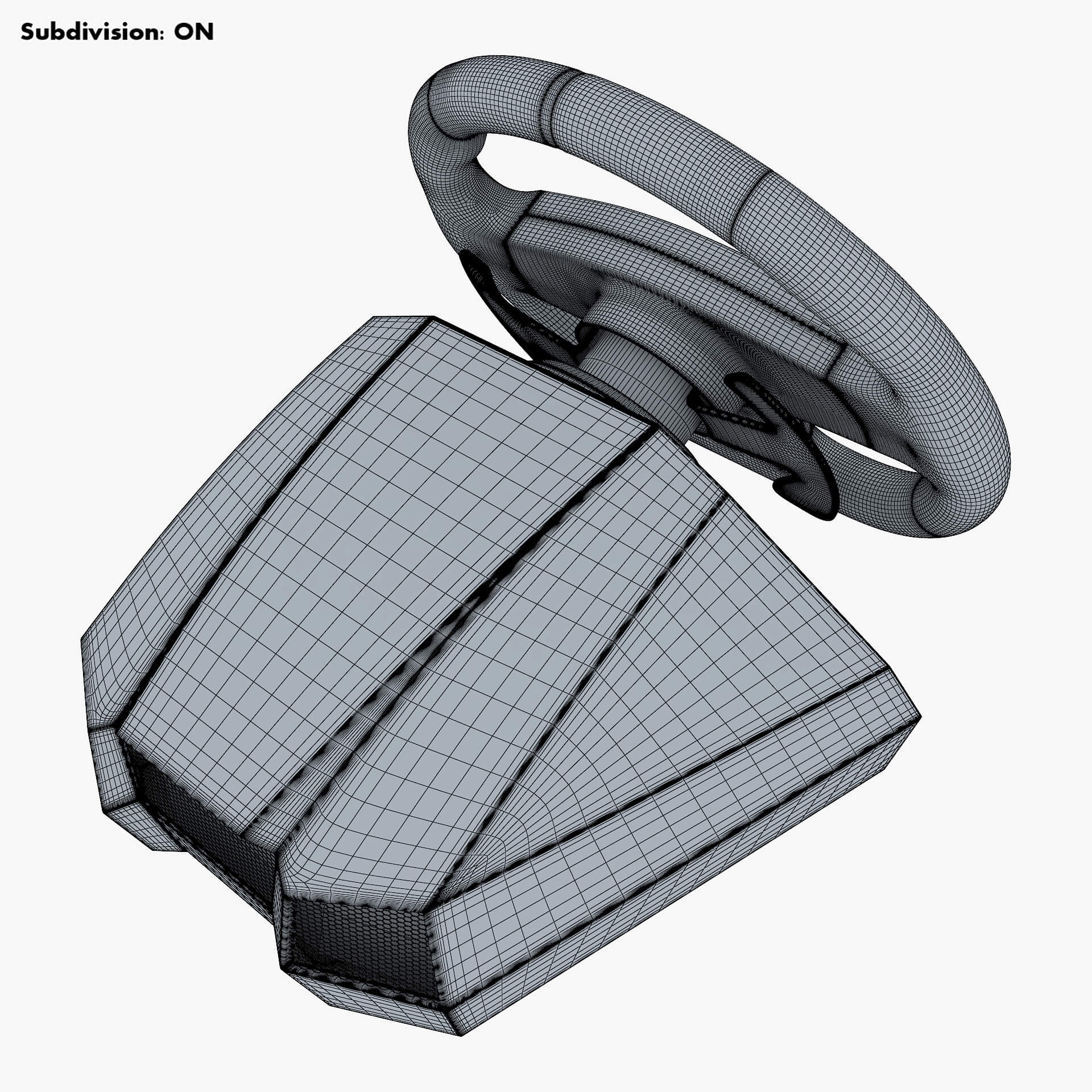 Simple Steering Wheel Game Control M 1 - 3D Model by Zurel