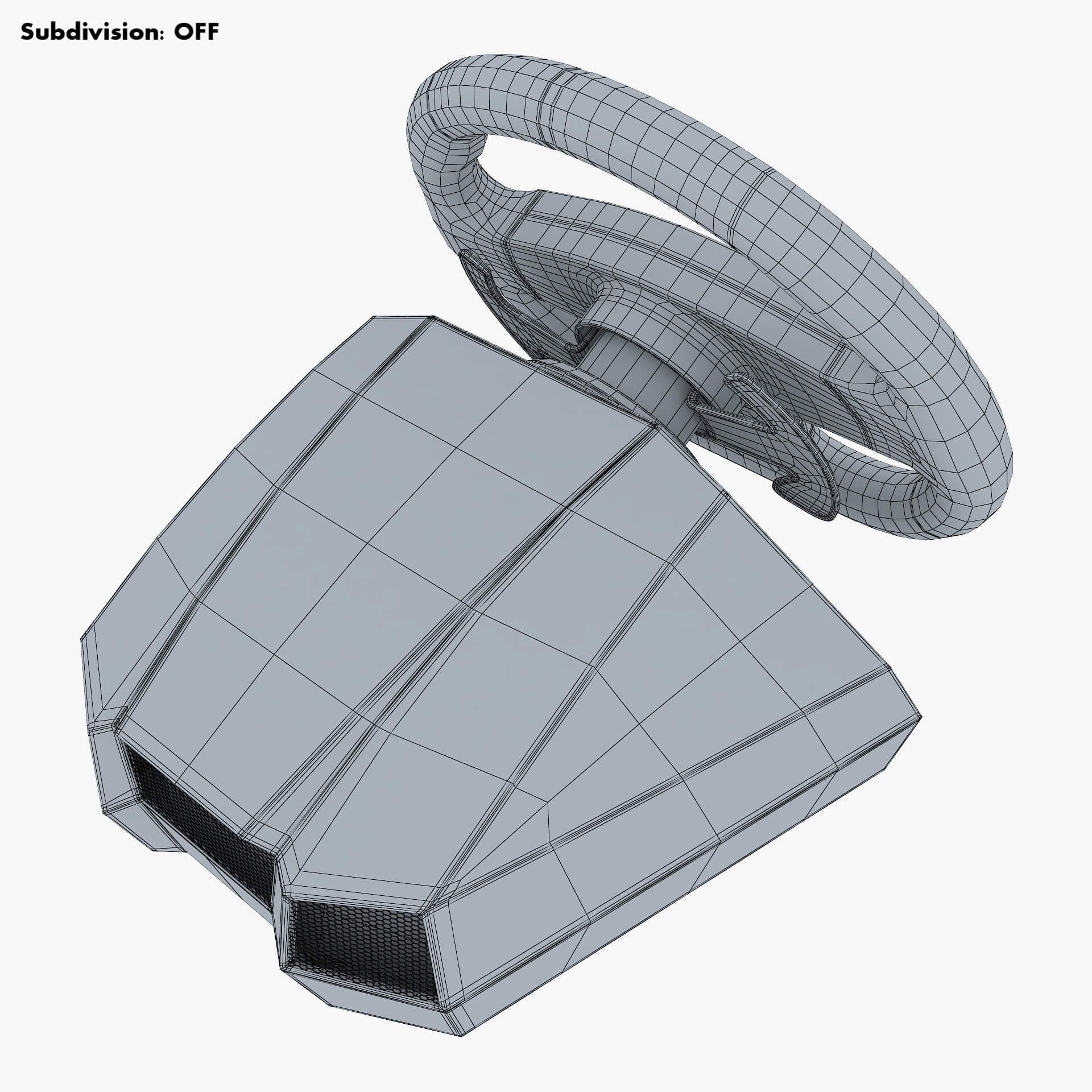 Simple Steering Wheel Game Control M 1 - 3D Model by Zurel
