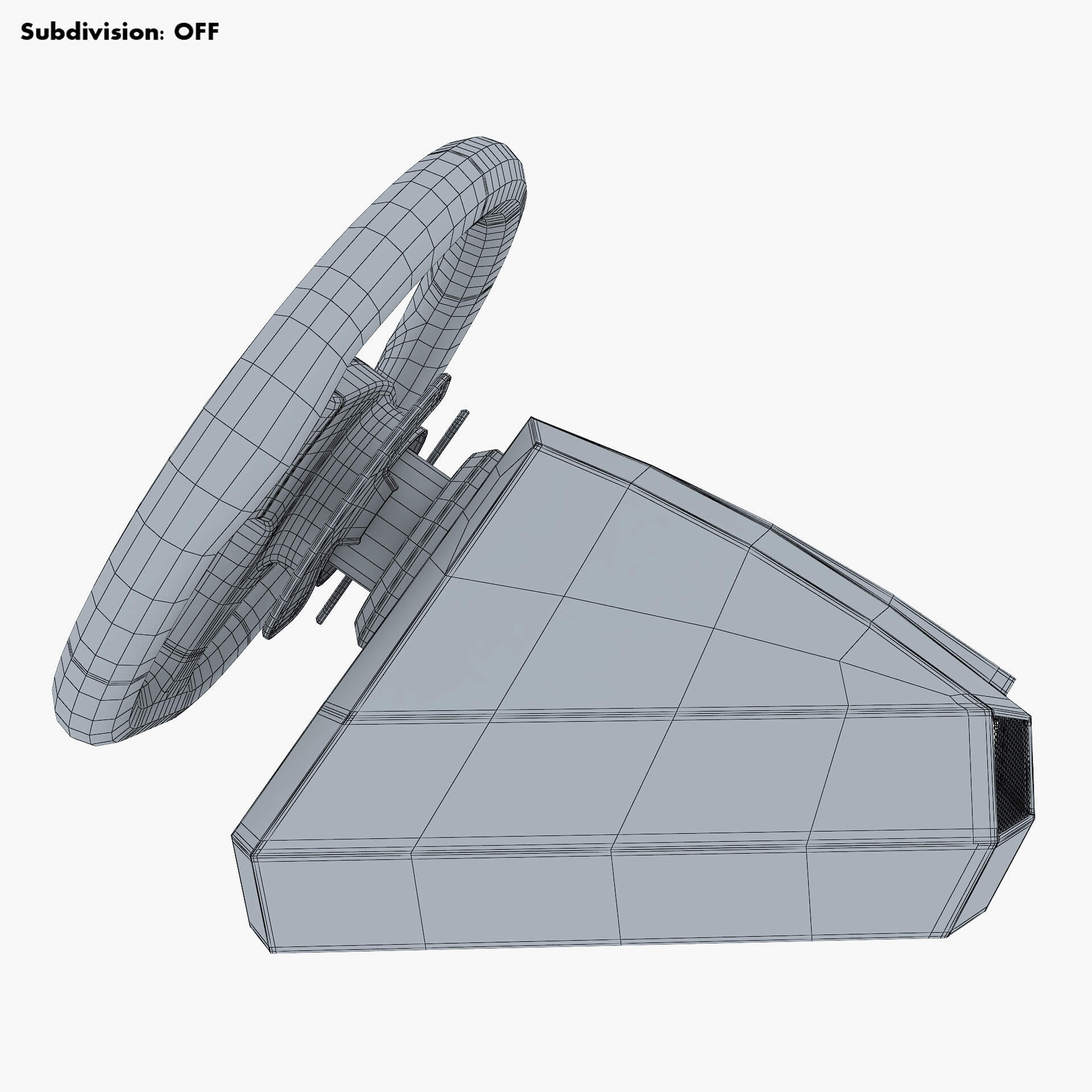 Simple Steering Wheel Game Control M 1 - 3D Model by Zurel
