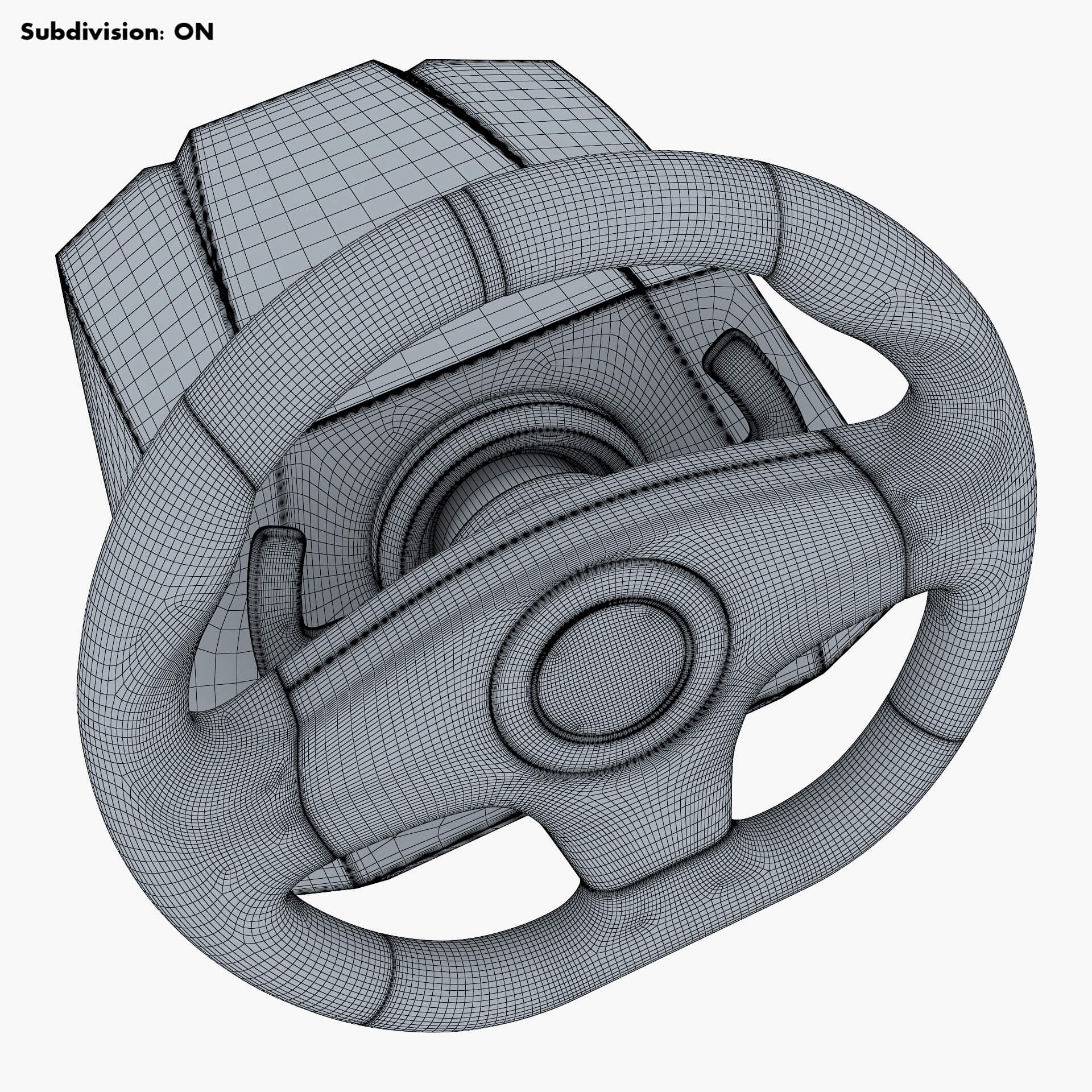 Simple Steering Wheel Game Control M 1 - 3D Model by Zurel