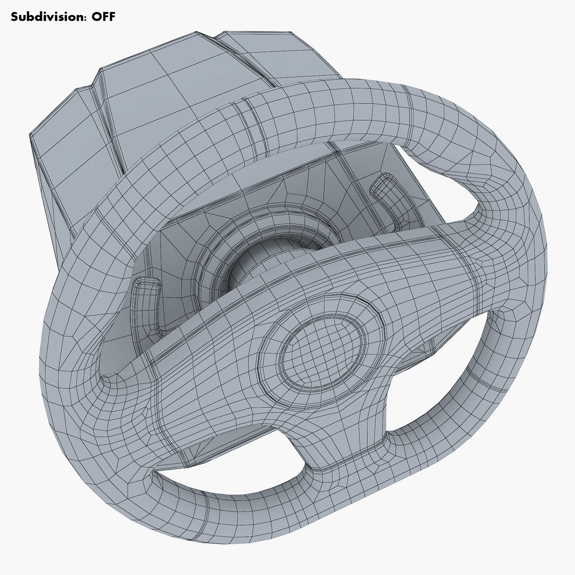 Simple Steering Wheel Game Control M 1 - 3D Model by Zurel