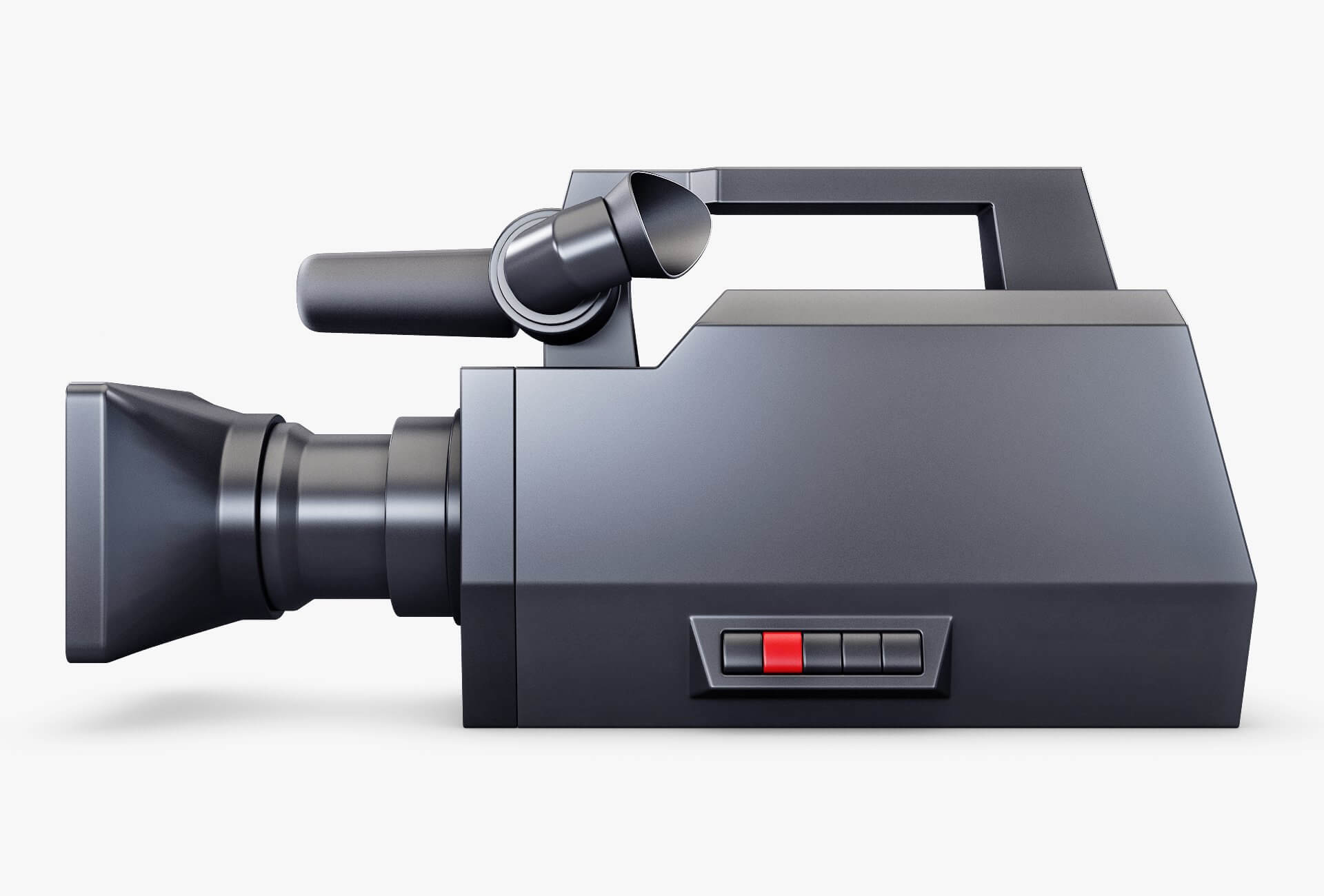 Simple Video Camera V 1 - 3D Model by Zurel