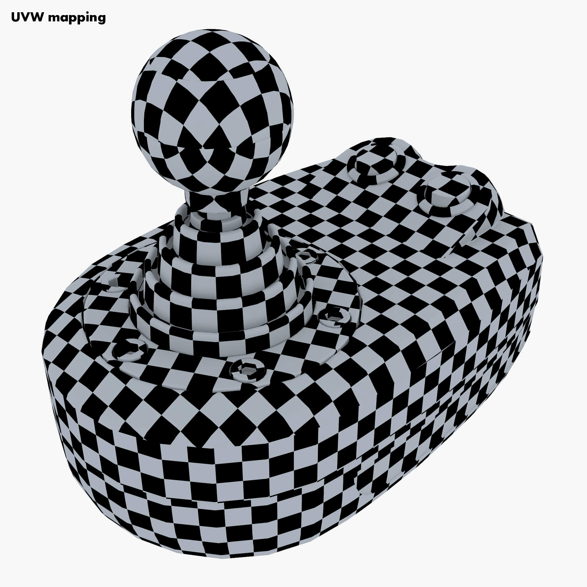 Simulator Gear Shifter M 1 - 3D Model by Zurel