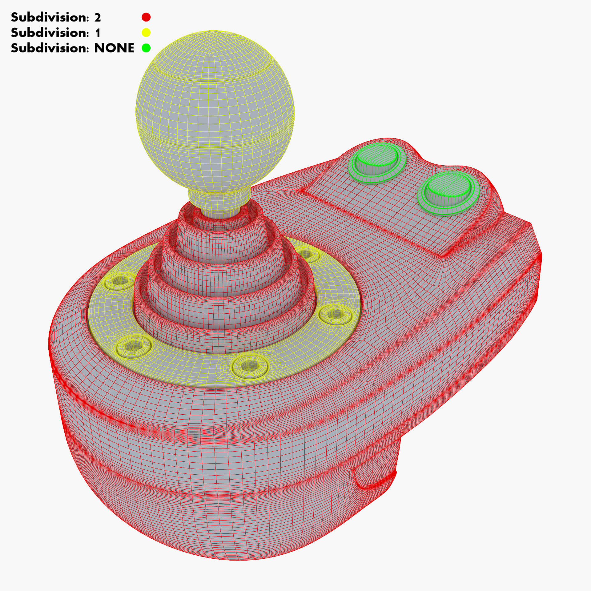 Simulator Gear Shifter M 2 - 3D Model by Zurel