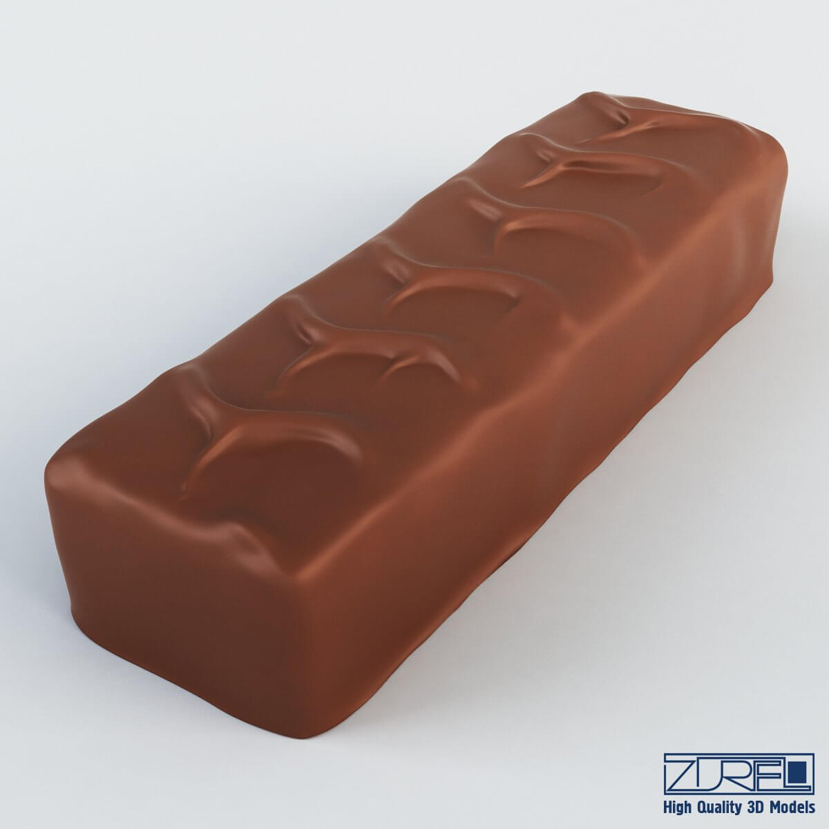 Snickers Chocolate Bar V 1 - 3D Model by Zurel