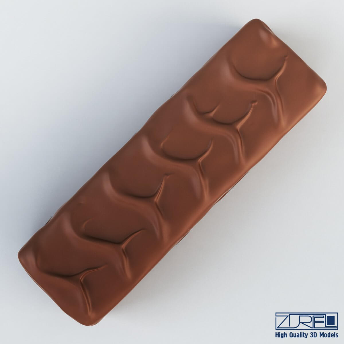 Snickers Chocolate Bar V 1 - 3D Model by Zurel