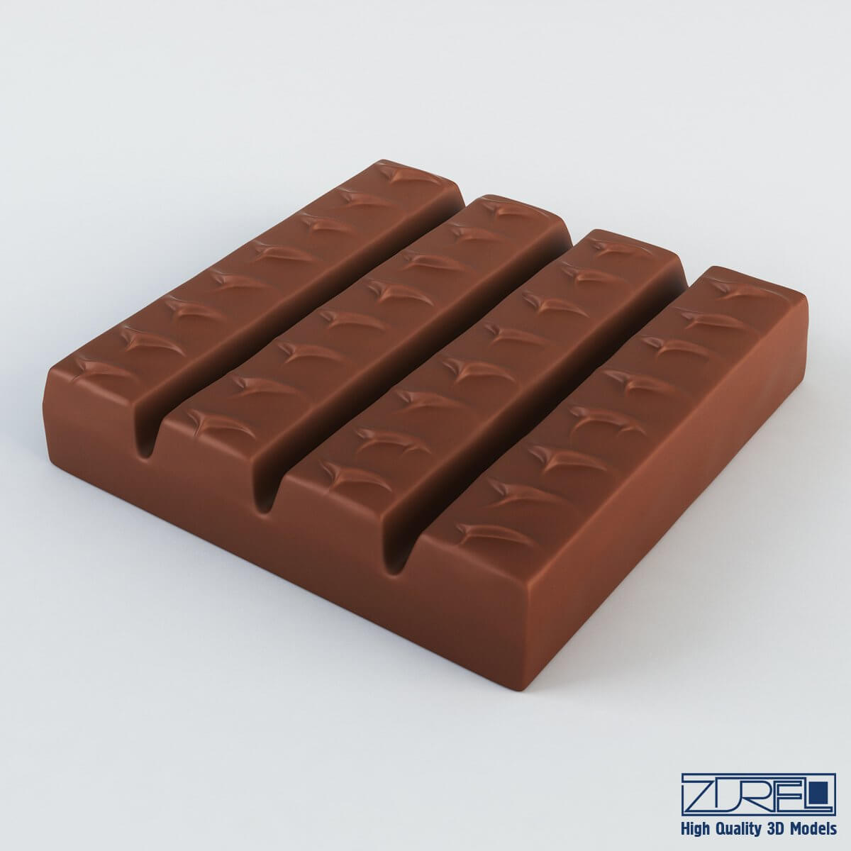 Snickers Chocolate Candy - 3D Model by Zurel