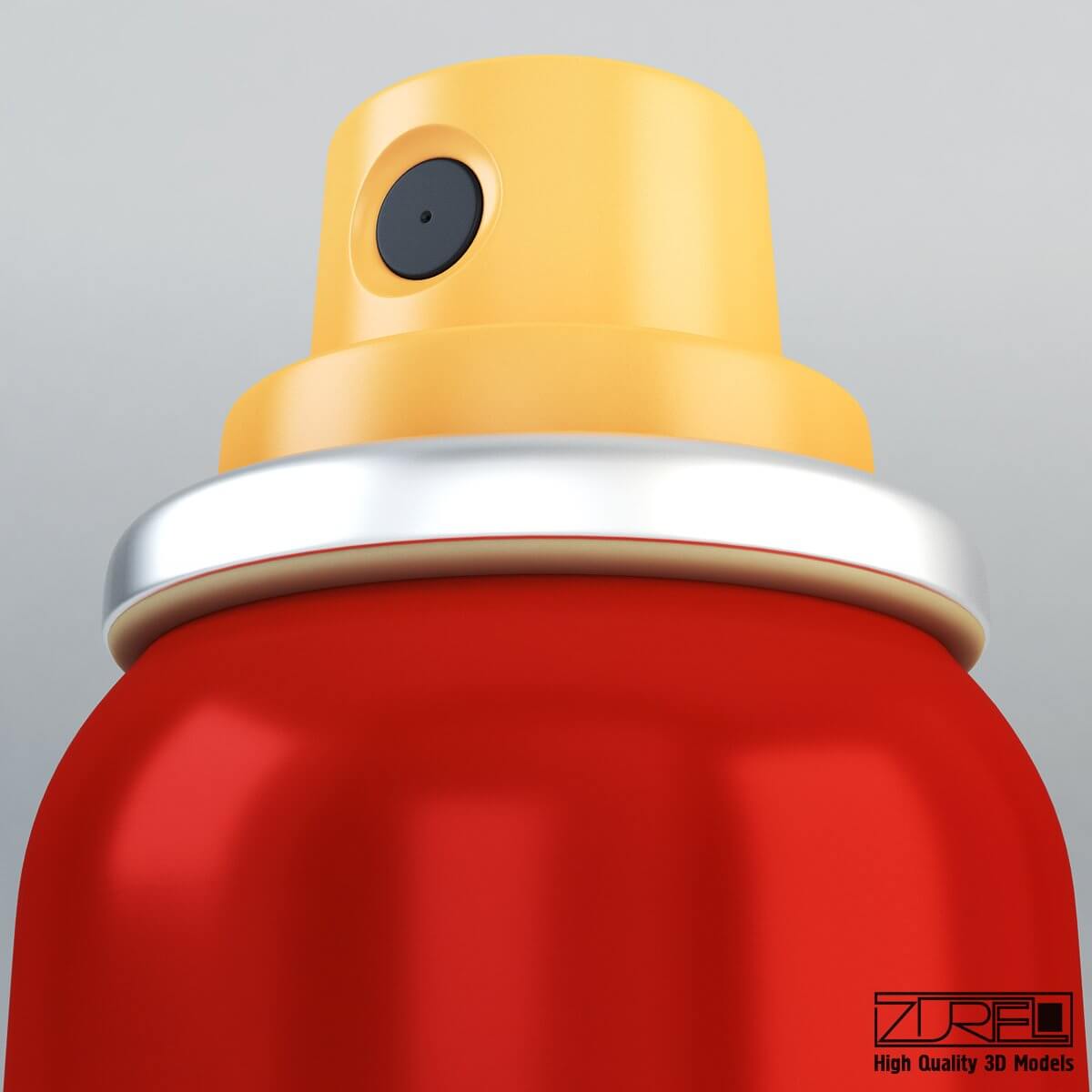 Spray Can 100ml V 2 - 3D Model by Zurel