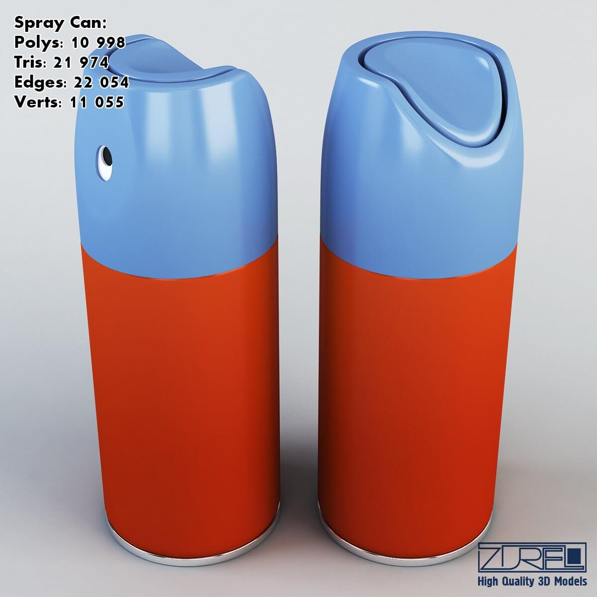 Spray Can Collection Volume 1 - 3D Model by Zurel