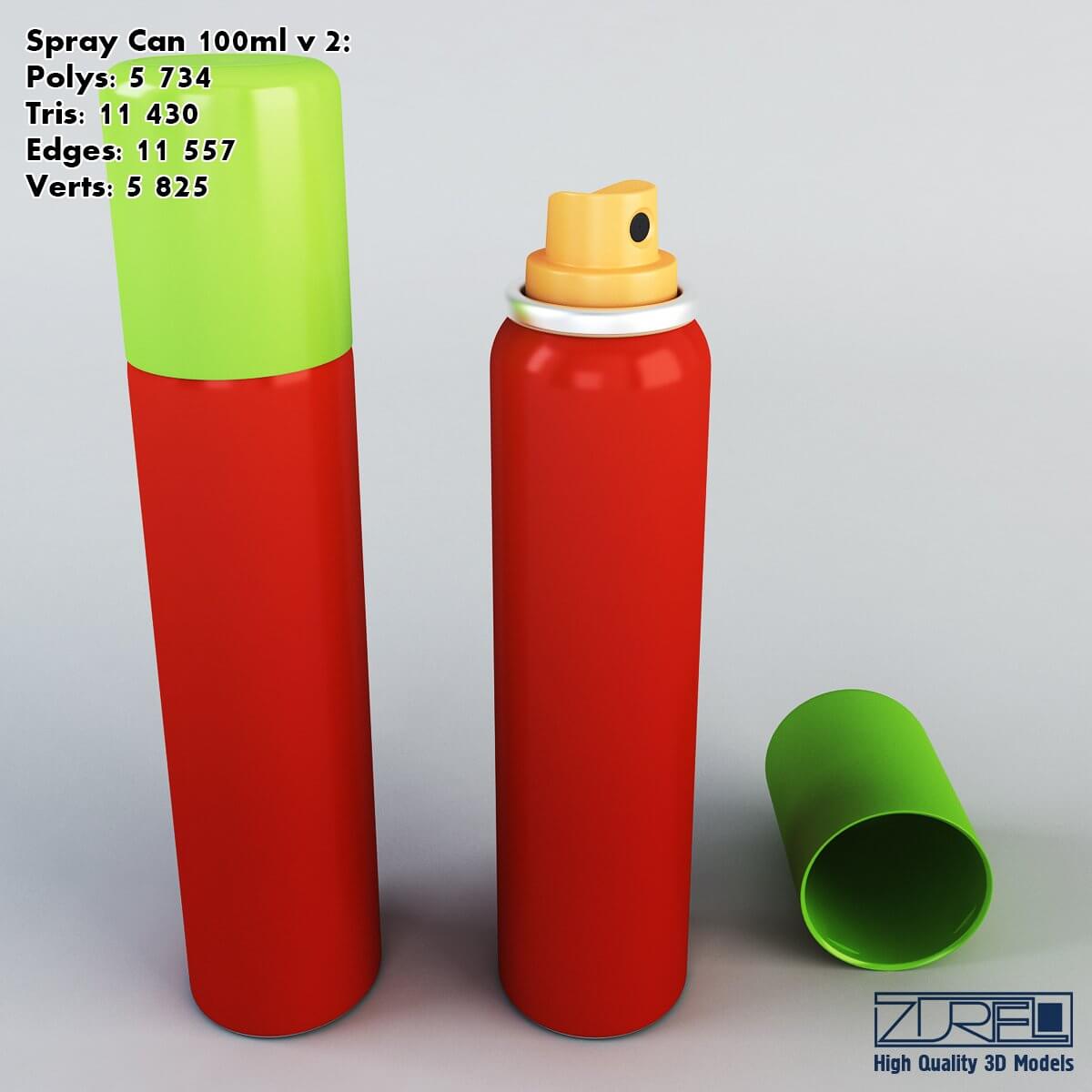 Spray Can Collection Volume 1 - 3D Model by Zurel