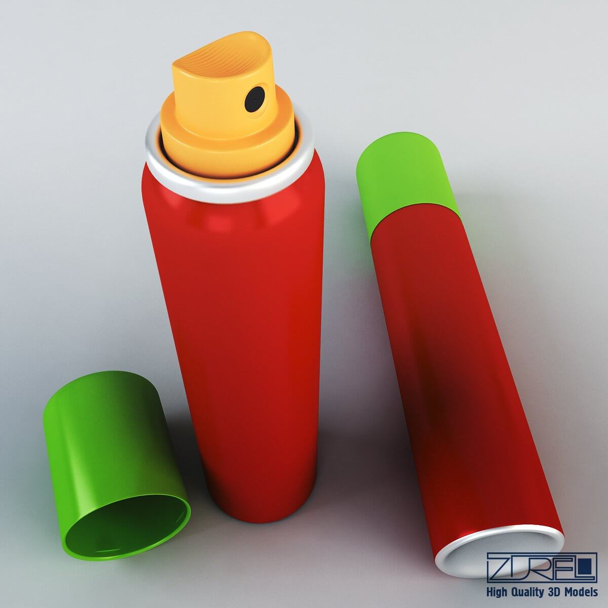Spray Can Collection Volume 1 - 3D Model by Zurel