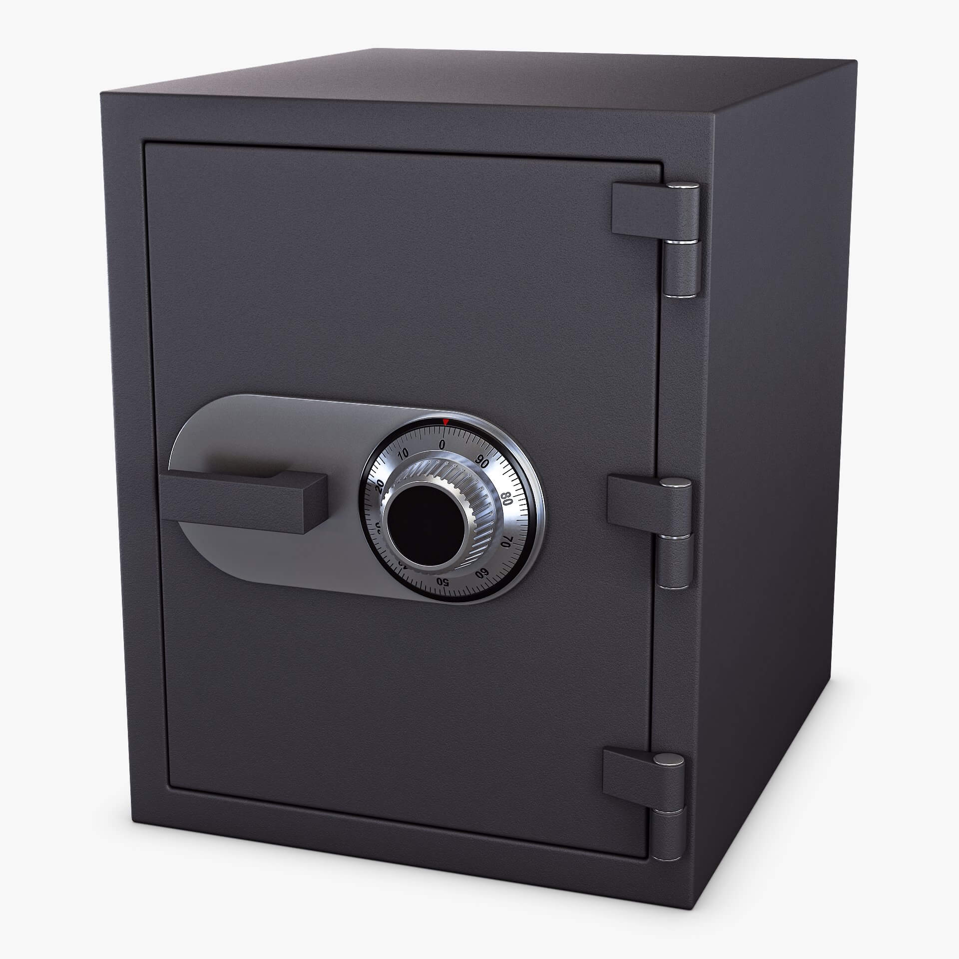 Steel Safe V 1 - 3D Model by Zurel