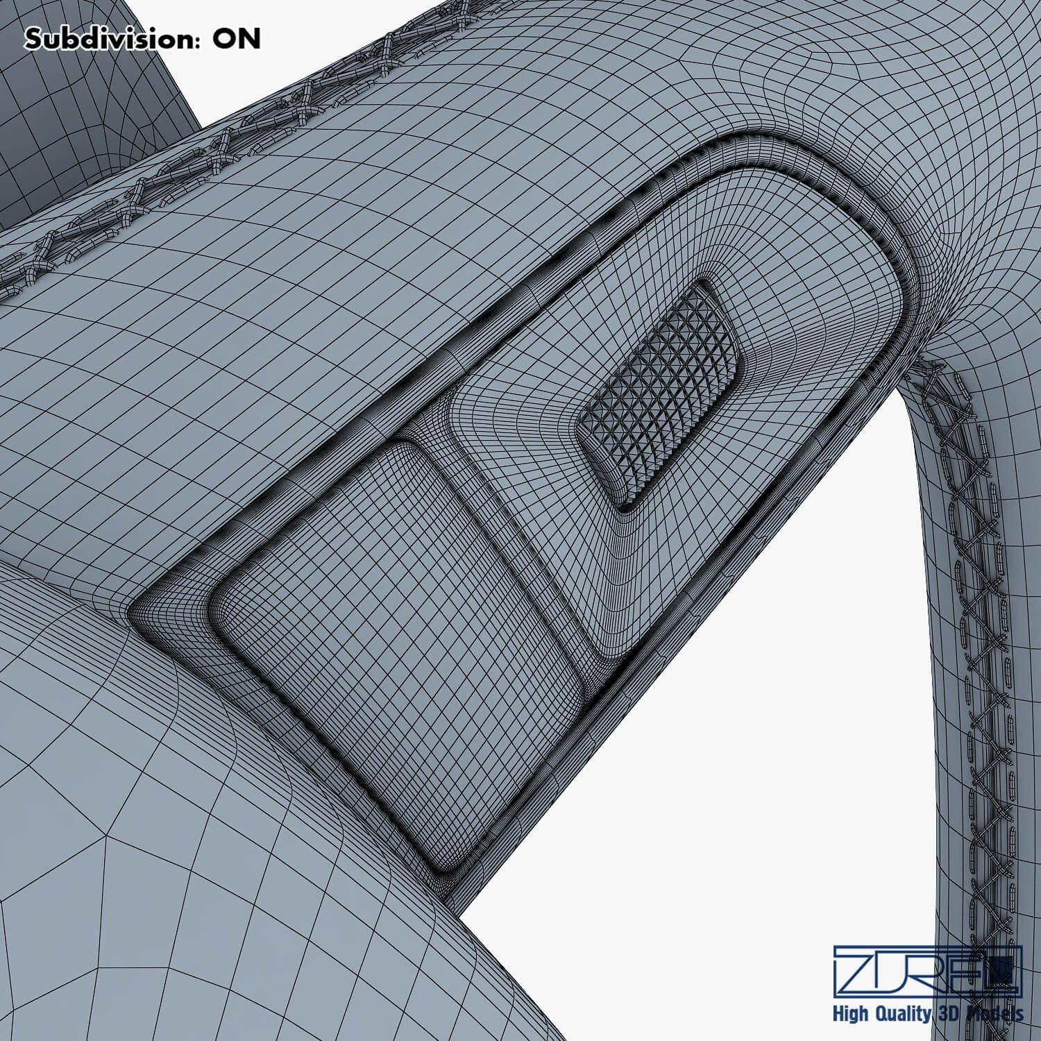 Steering Wheel Audi Q7 Patrick Hellmann - 3D Model by Zurel