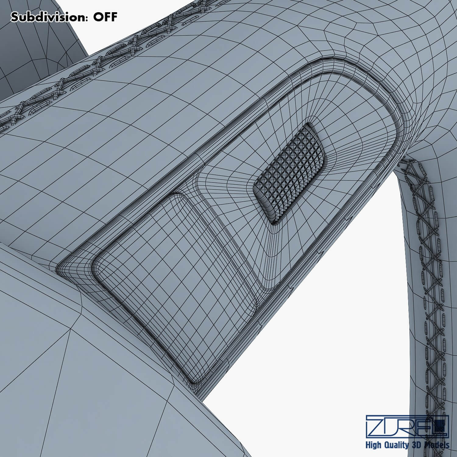 Steering Wheel Audi Q7 Patrick Hellmann - 3D Model by Zurel