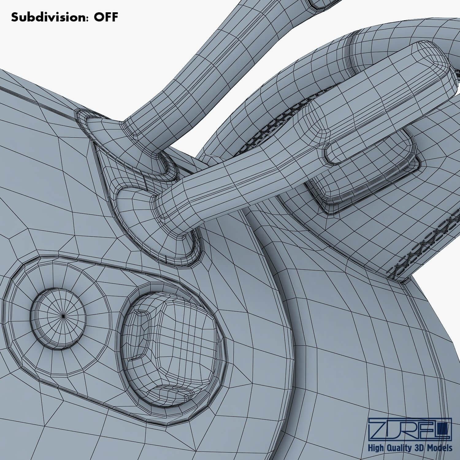 Steering Wheel Audi Q7 Patrick Hellmann - 3D Model by Zurel