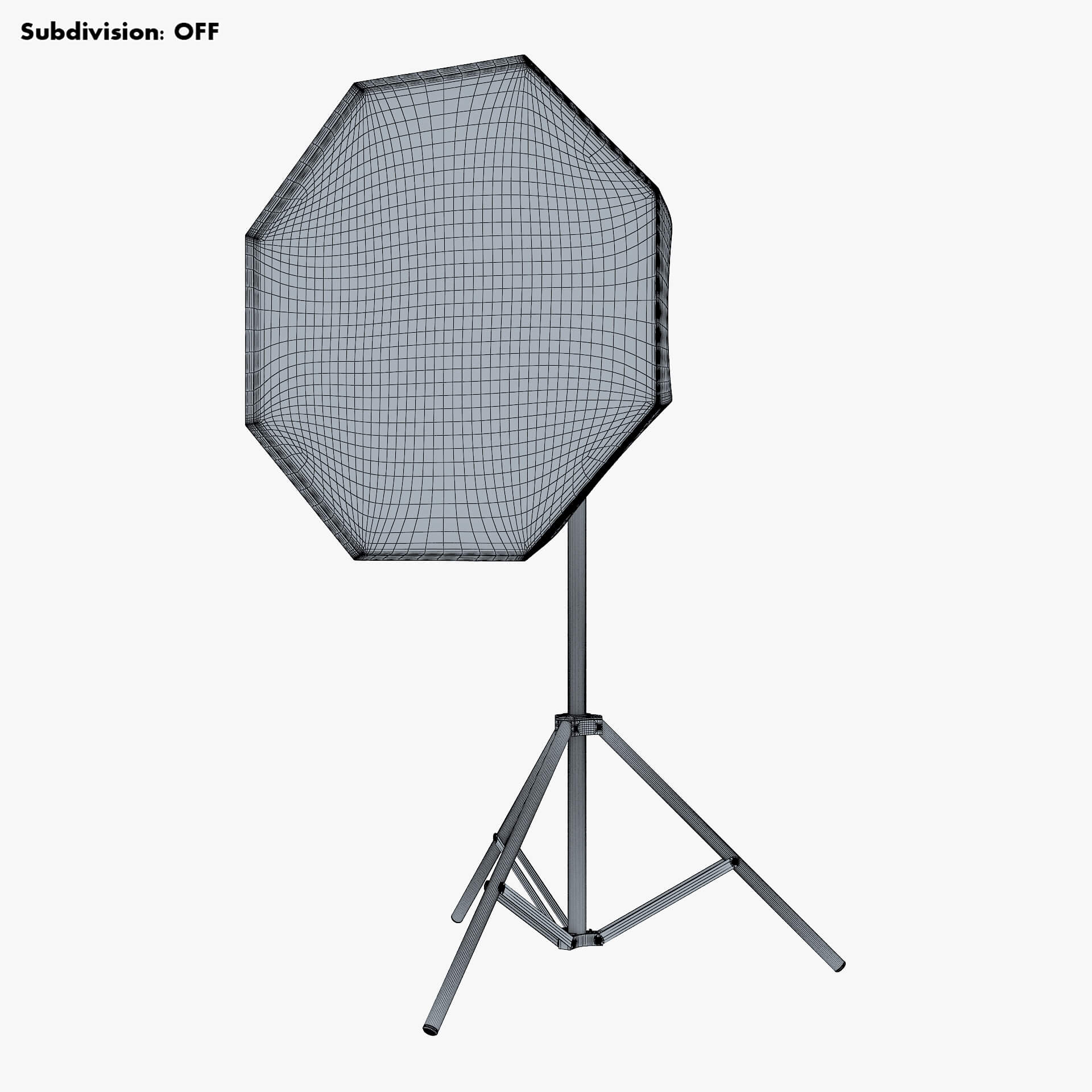 Studio Softbox Octagon Light M 2 - 3D Model by Zurel