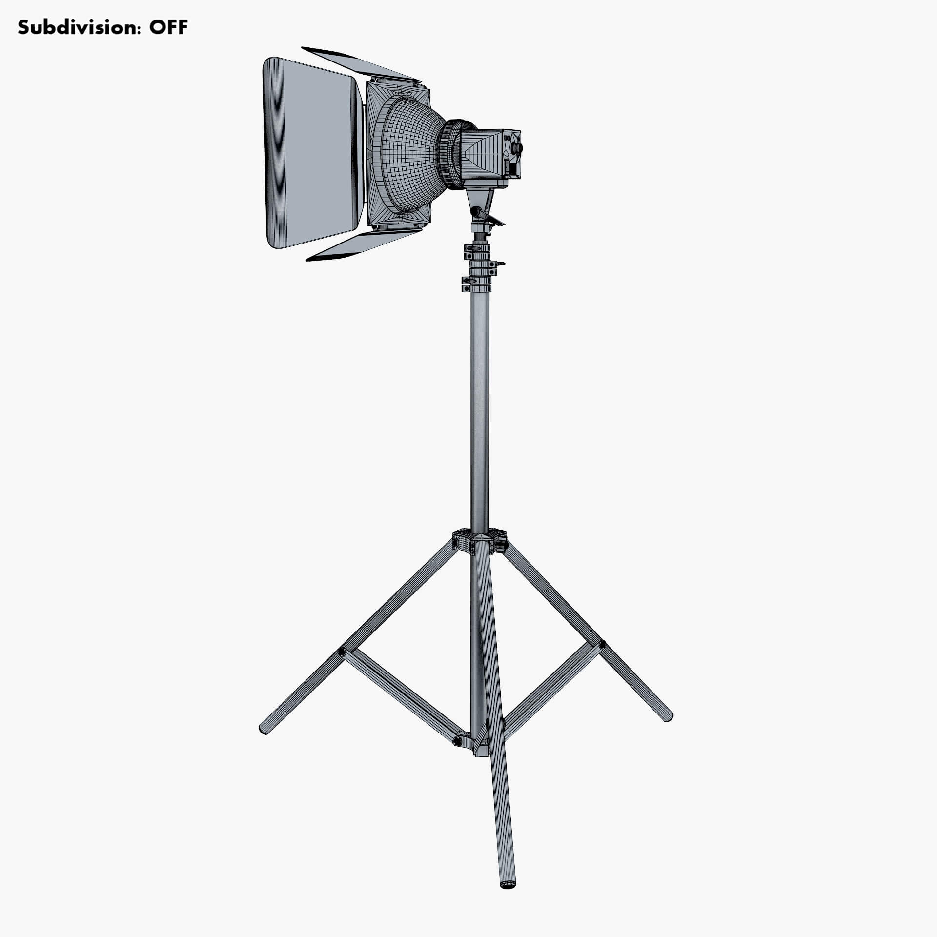 Studio Spot Light M 1 - 3D Model by Zurel