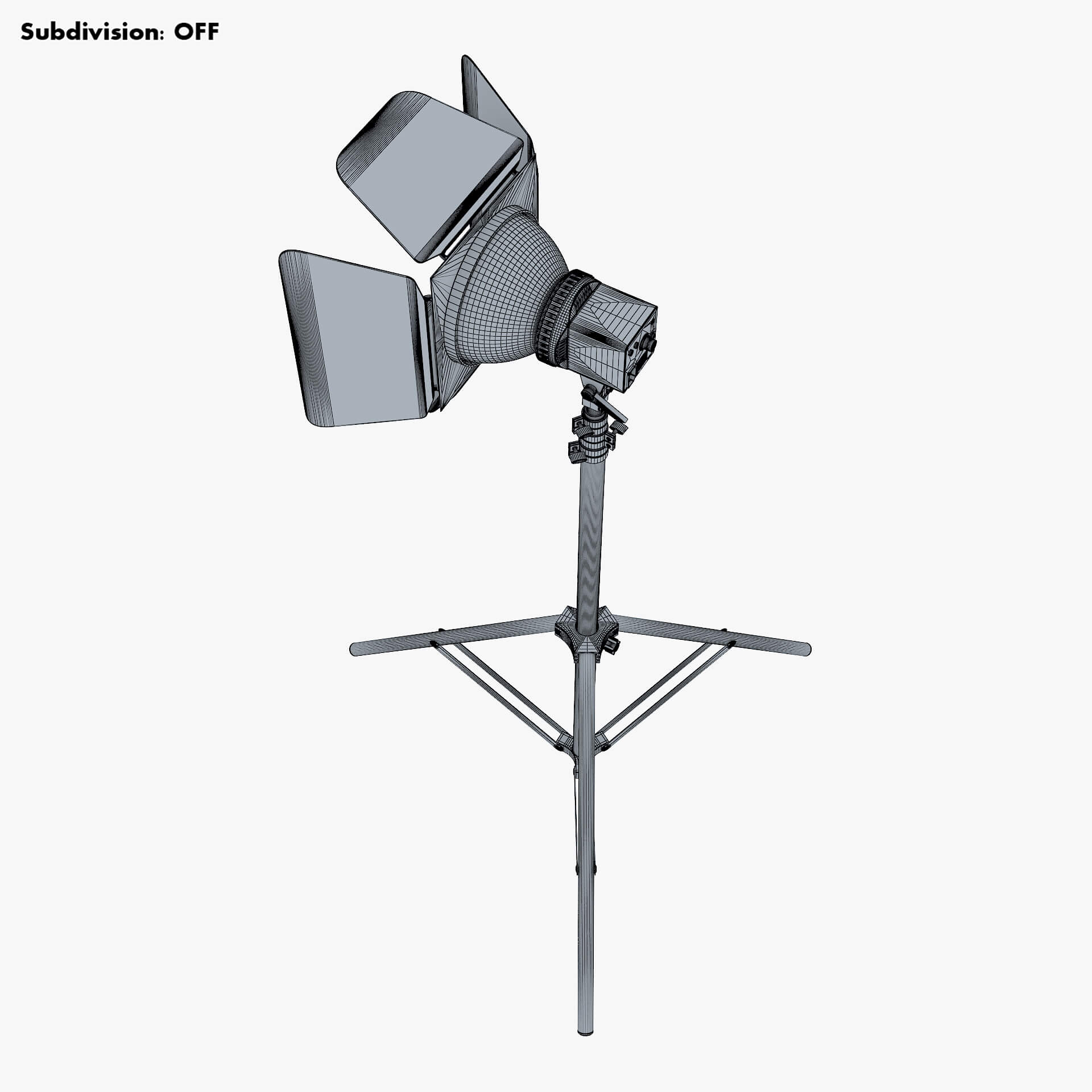 Studio Spot Light M 1 - 3D Model by Zurel
