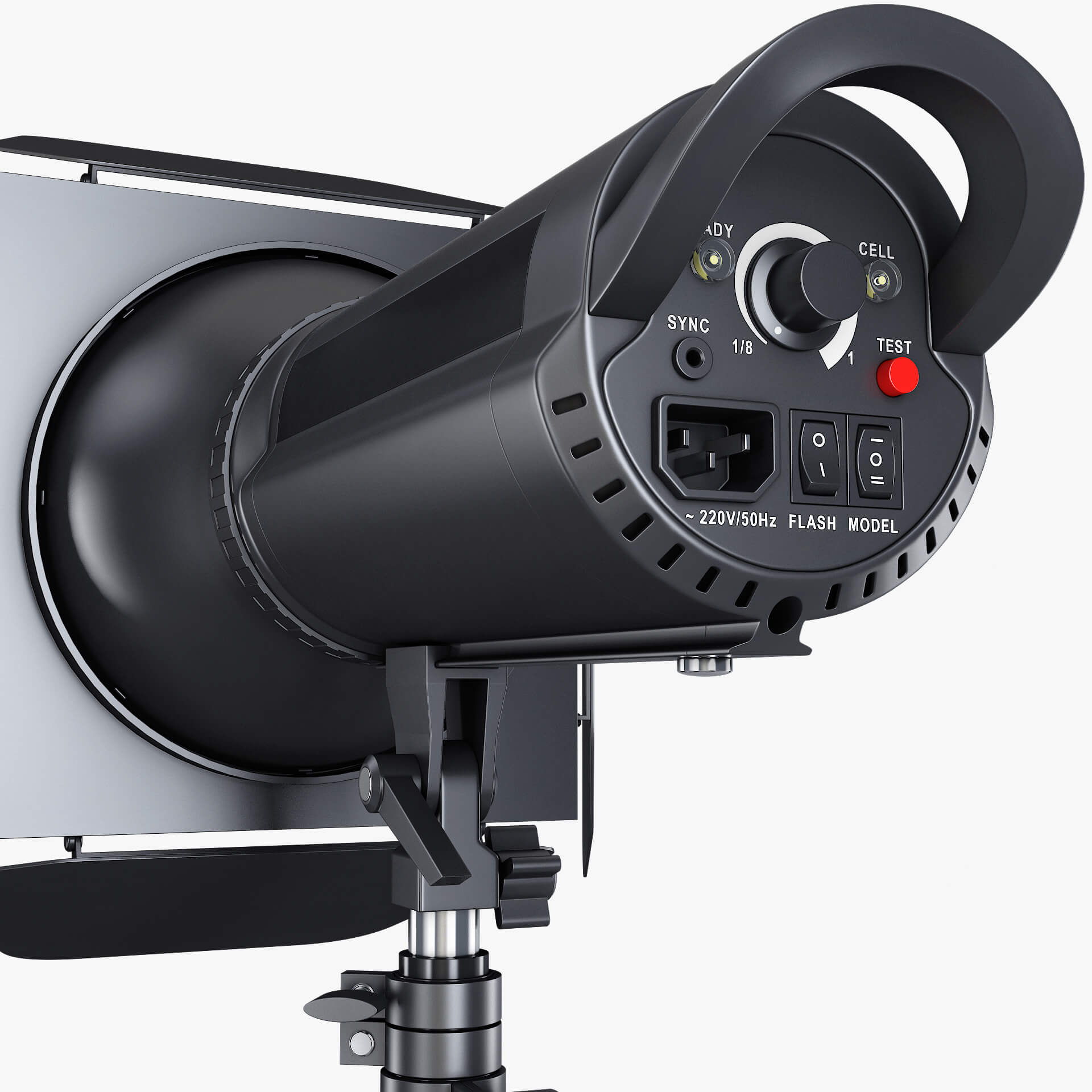 Studio Spot Light M 2 - 3D Model by Zurel