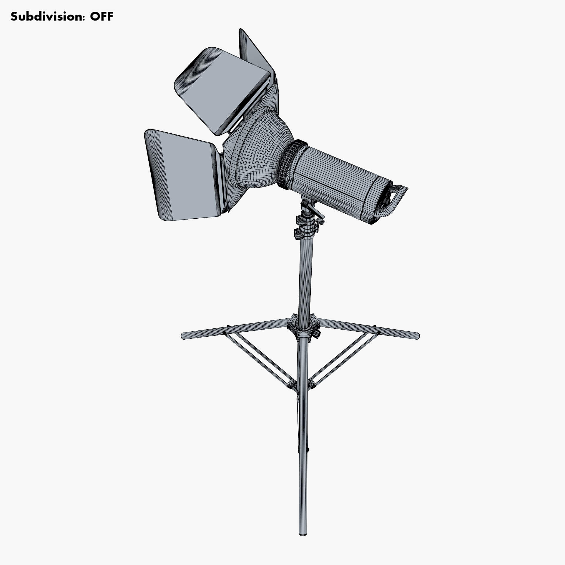 Studio Spot Light M 2 - 3D Model by Zurel
