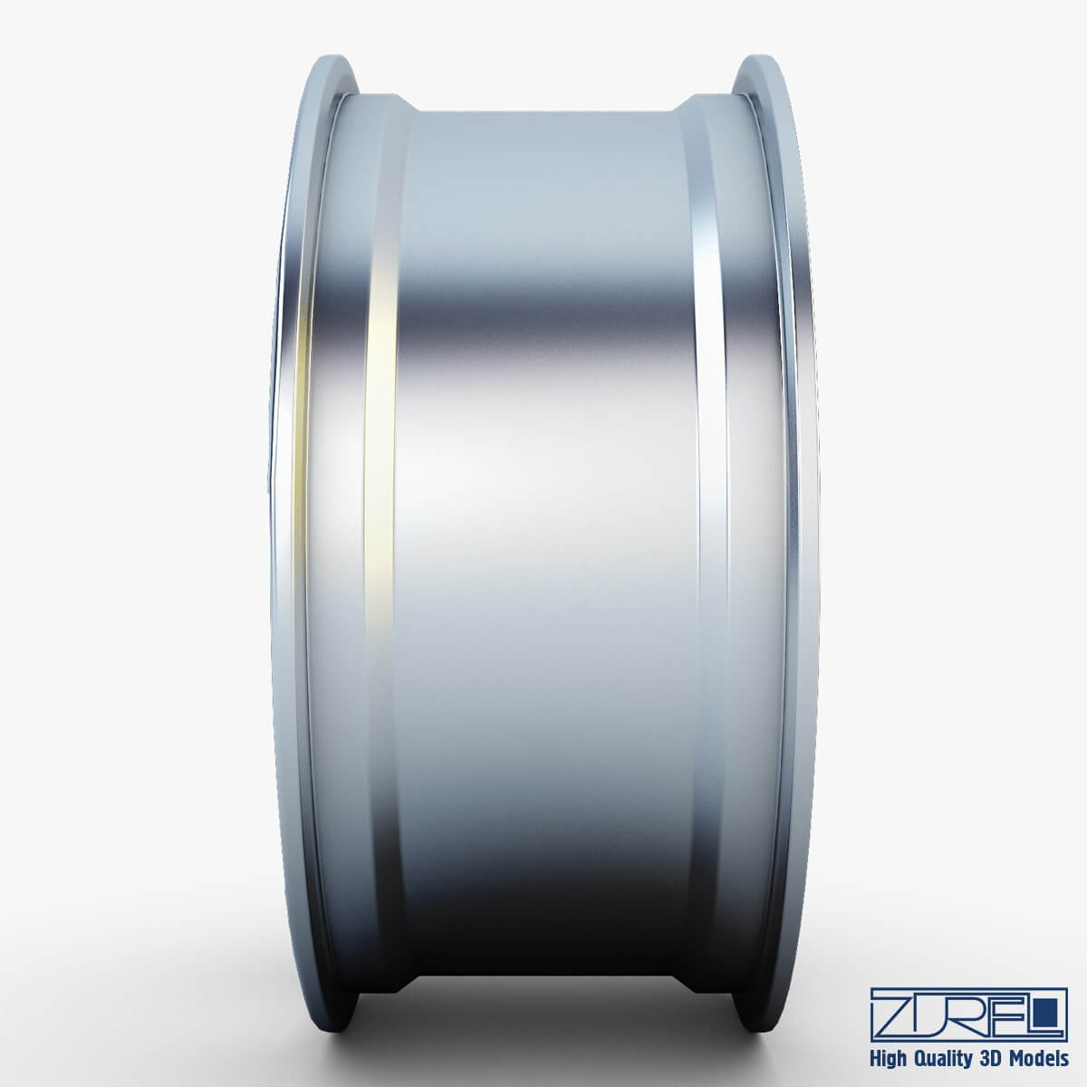Style 138 Wheel Silver Mid Poly - 3D Model by Zurel