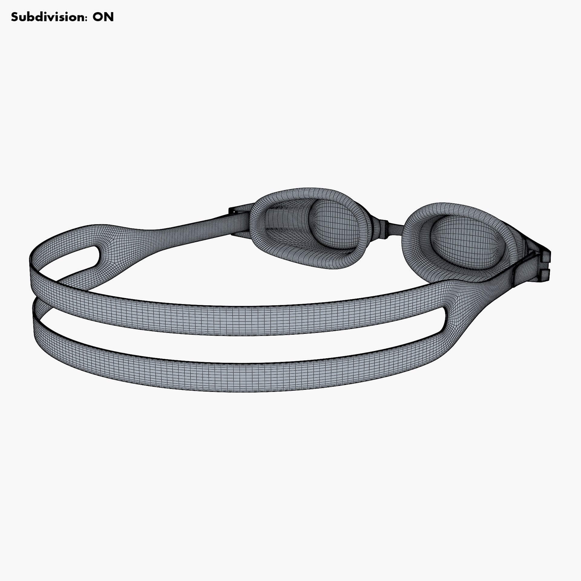Swim Goggles V 1 - 3D Model by Zurel