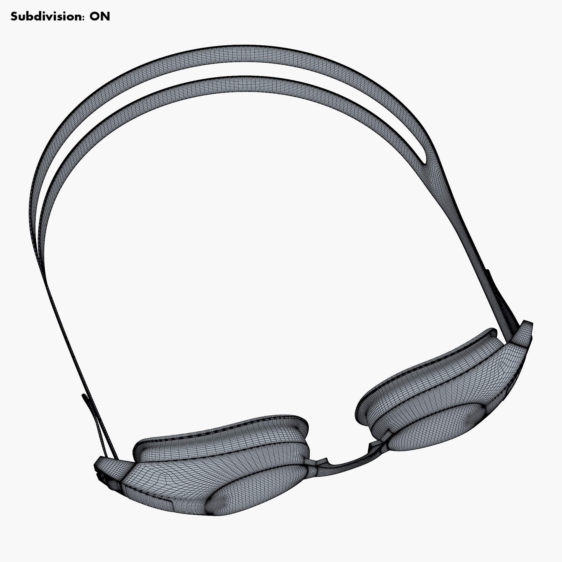 Swim Goggles V 1 - 3D Model by Zurel