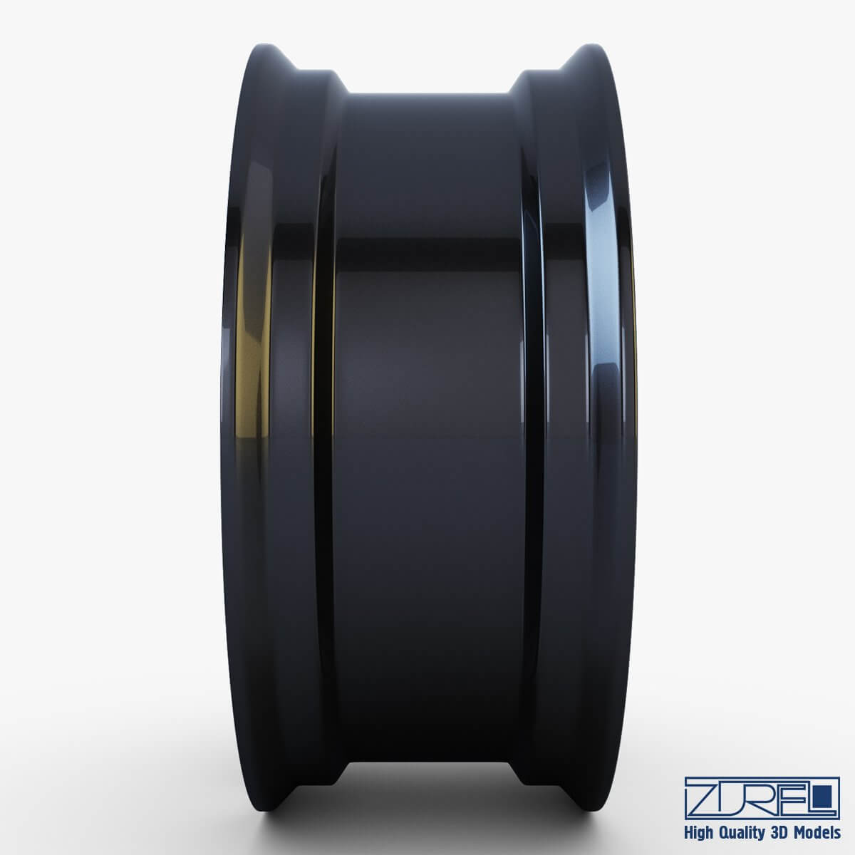 Taurus SHO 20 Machined Wheel Black V 1 - 3D Model by Zurel