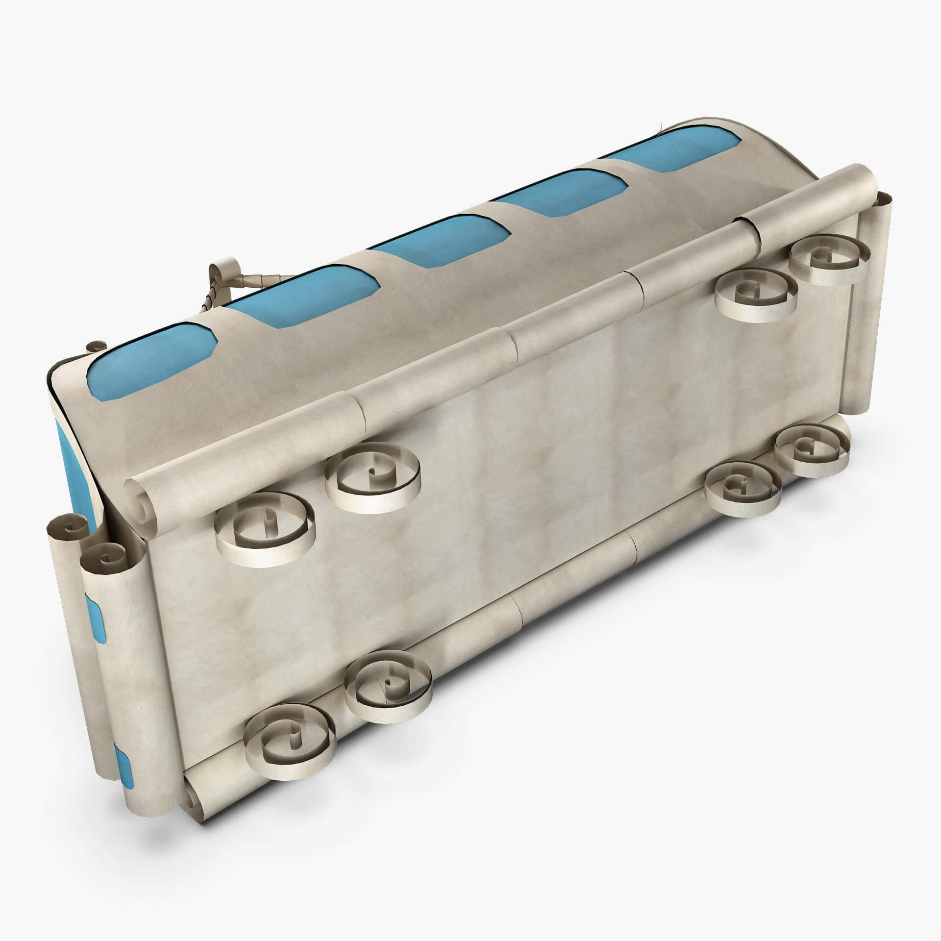 Tram Paper V 1 - 3D Model by Zurel