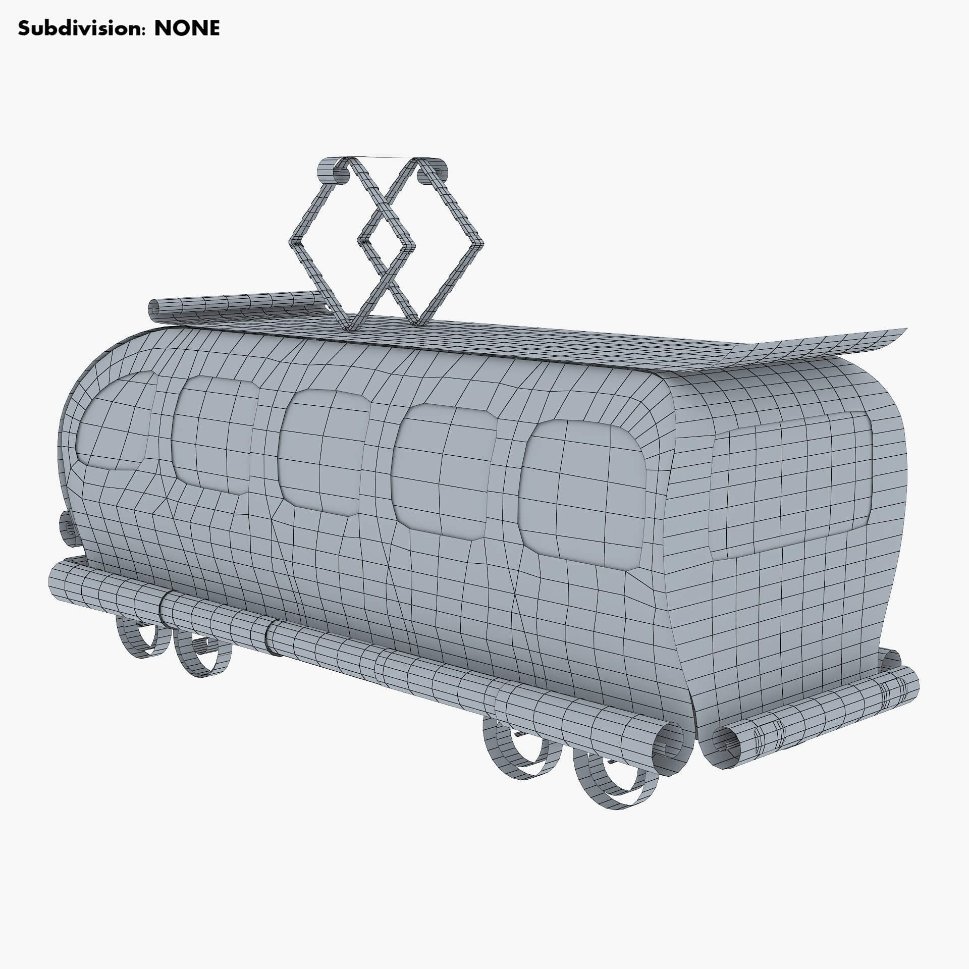 Tram Paper V 1 - 3D Model by Zurel