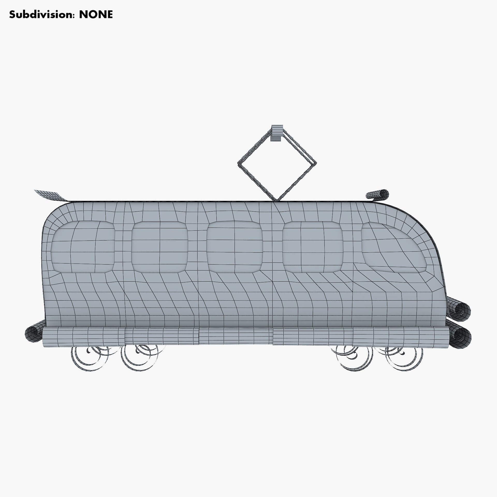 Tram Paper V 1 - 3D Model by Zurel