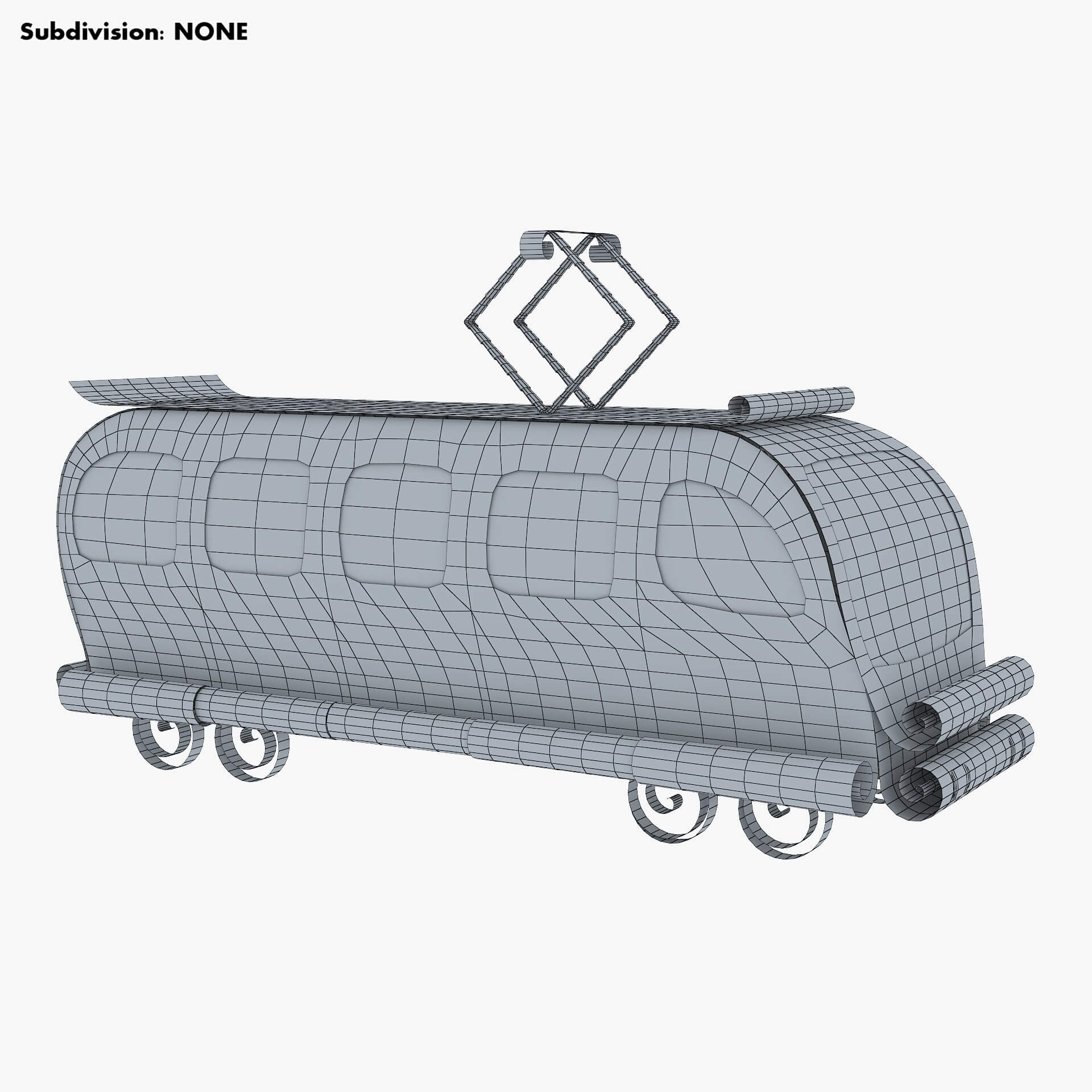Tram Paper V 1 - 3D Model by Zurel