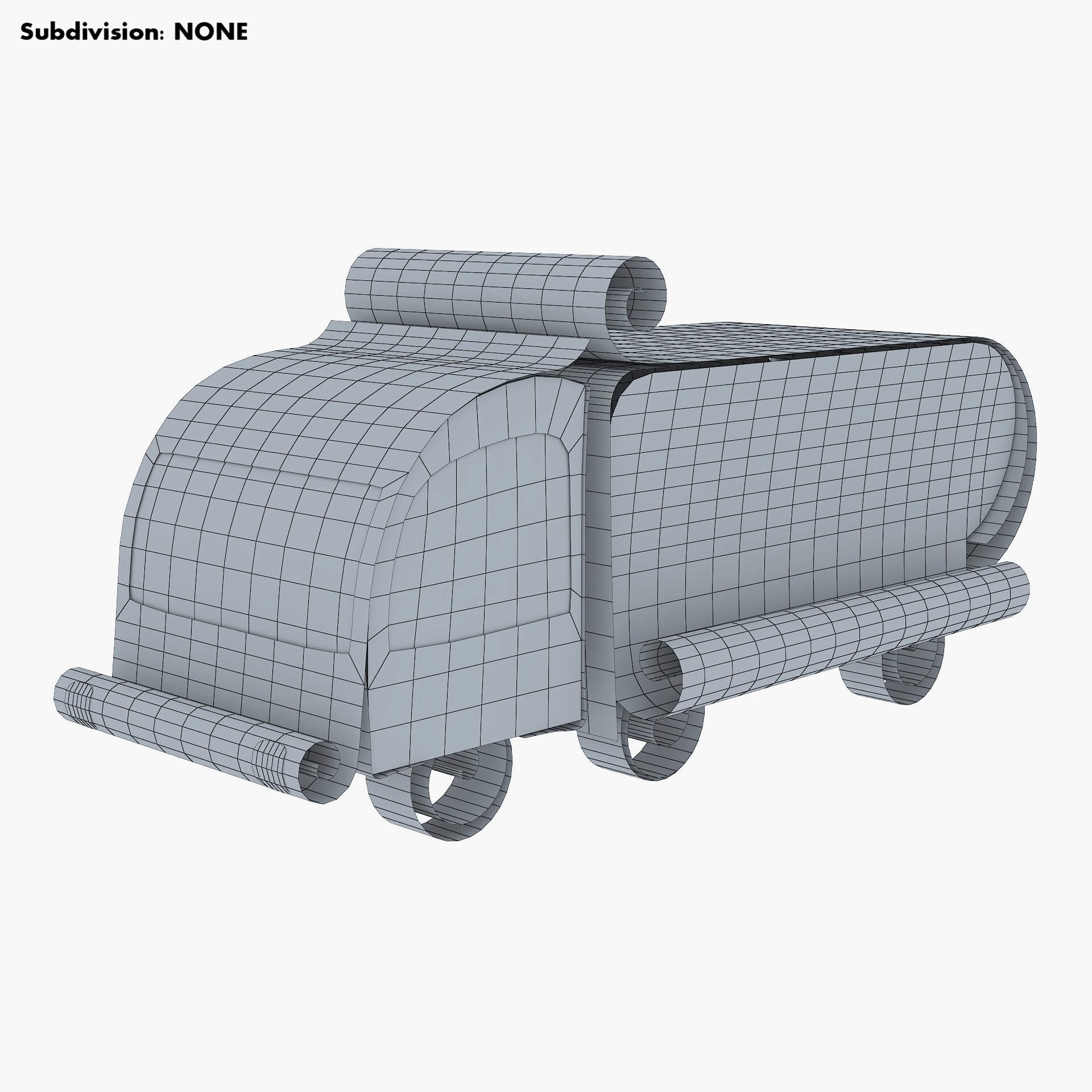 Truck Box Paper V 1 - 3D Model by Zurel