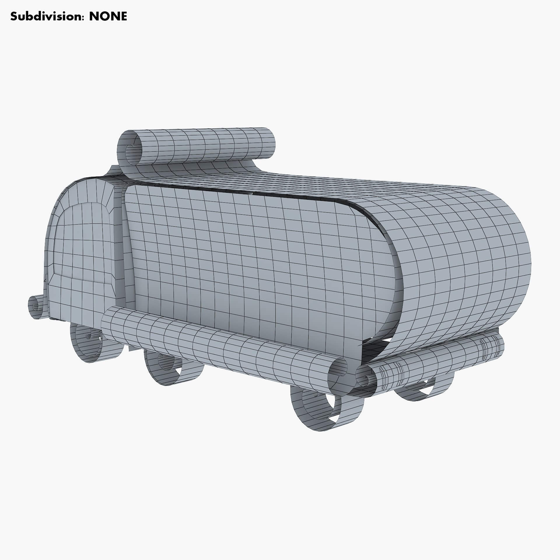 Truck Box Paper V 1 - 3D Model by Zurel