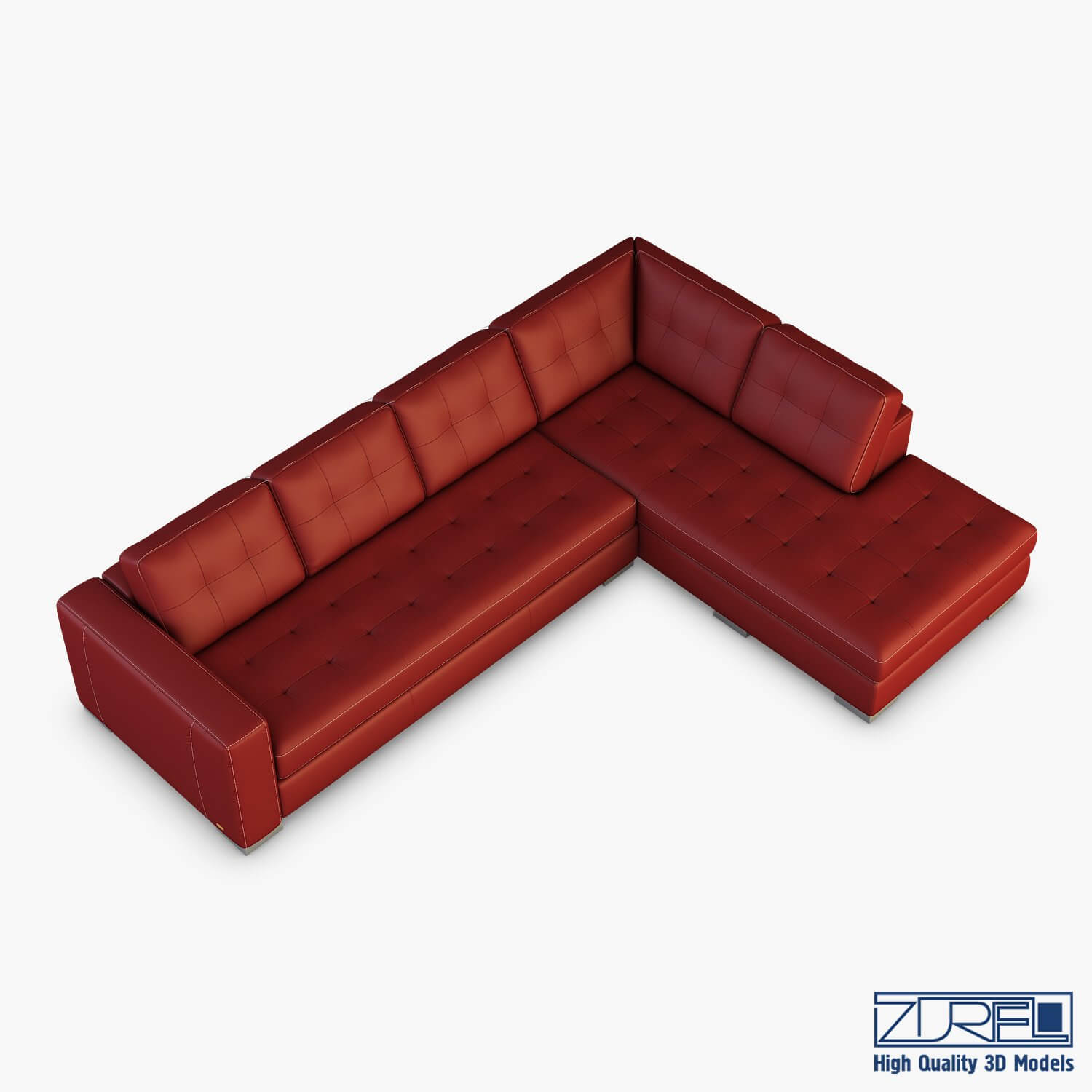 U093 Sofa - 3D Model by Zurel