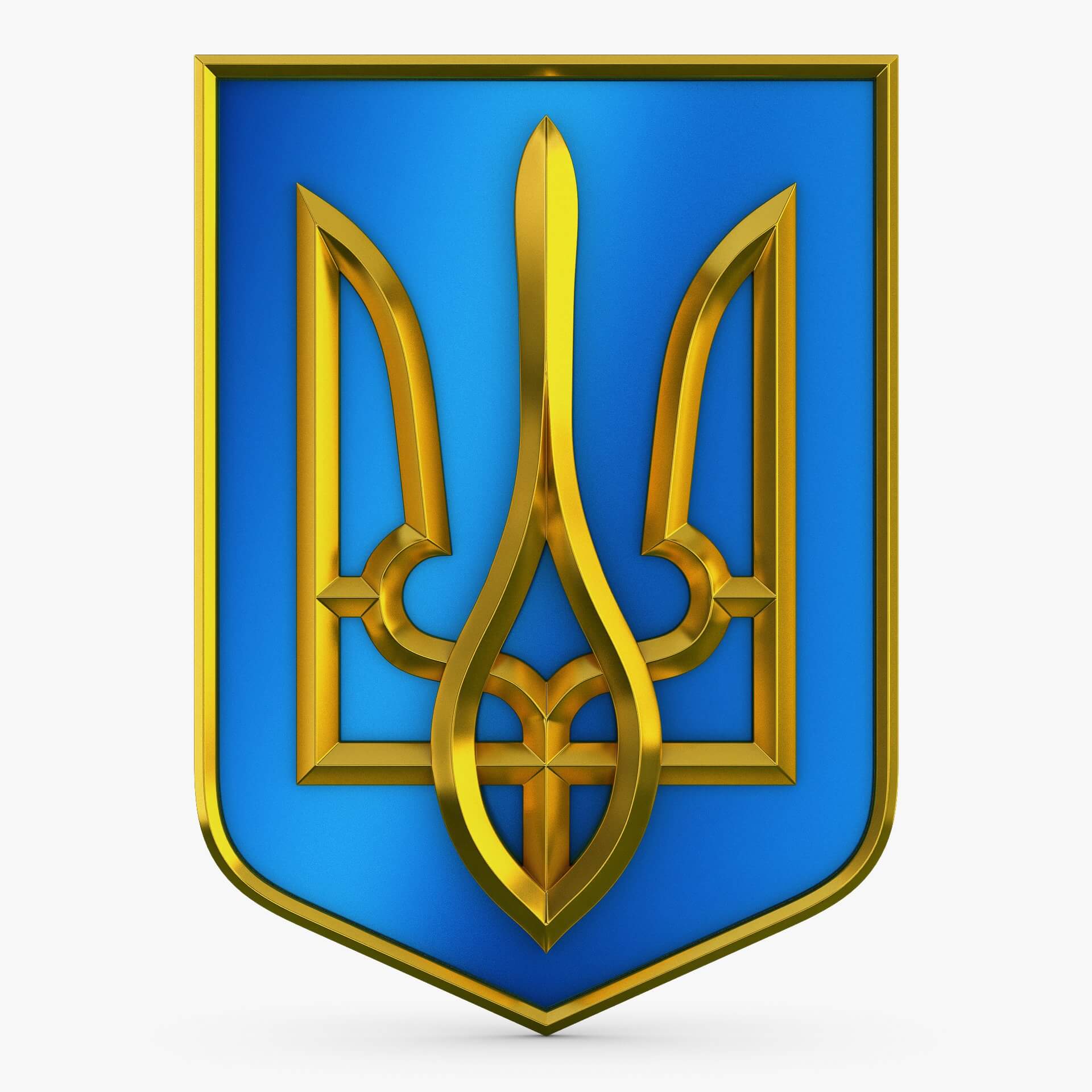 Ukraine State Emblem M 10 - 3D Model by Zurel