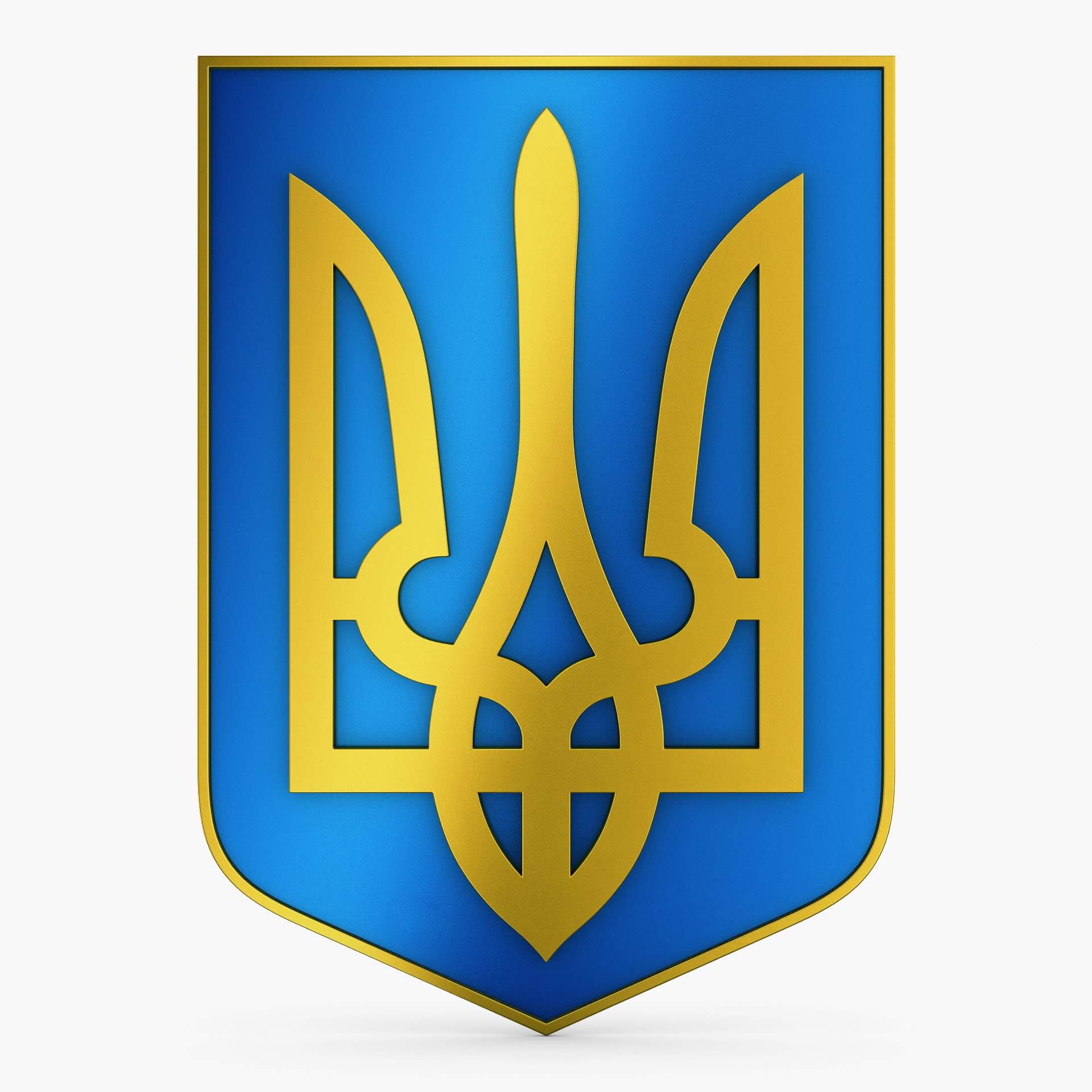 Ukraine State Emblem M 4 - 3D Model by Zurel