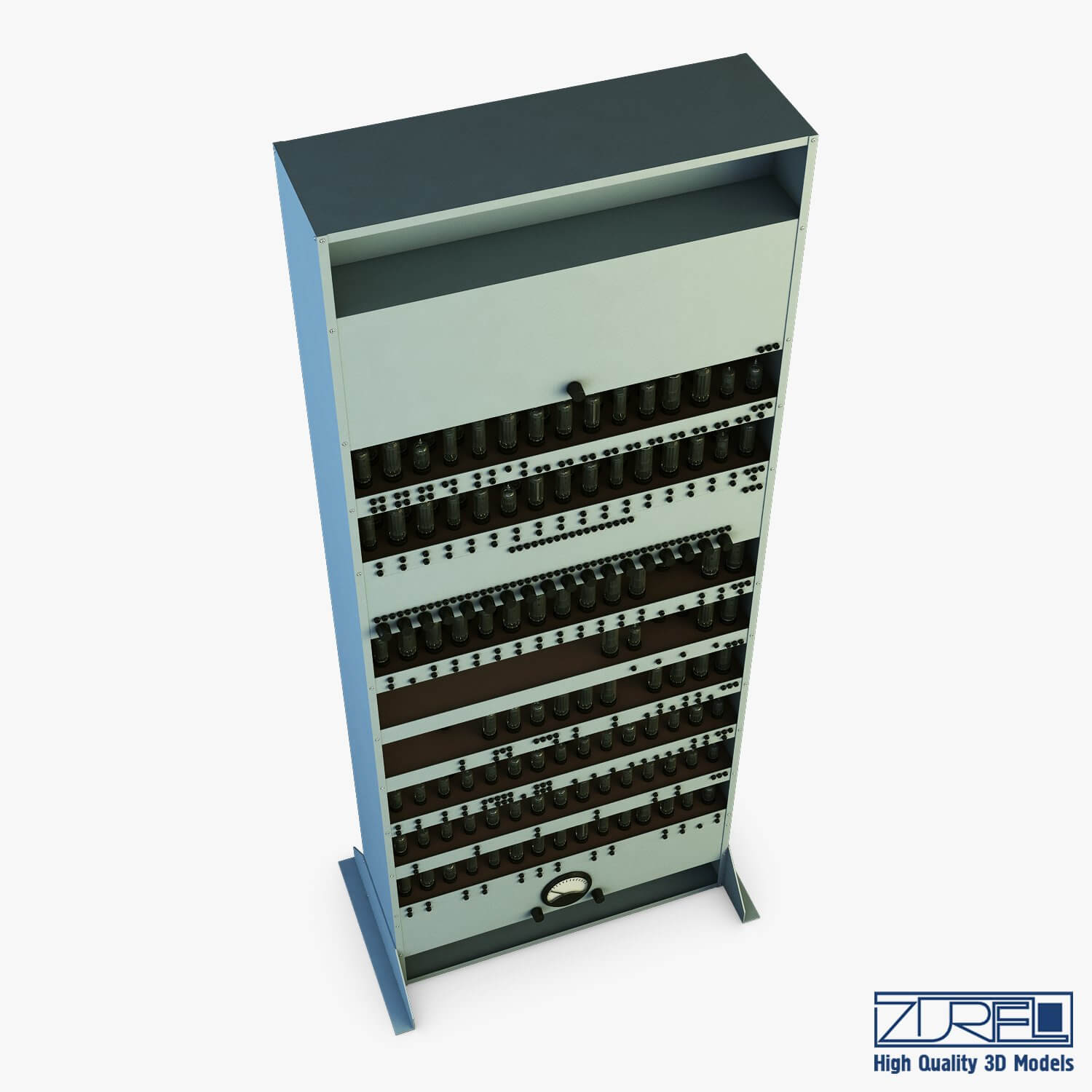 Vacuum Tube Computer V 1 - 3D Model by Zurel