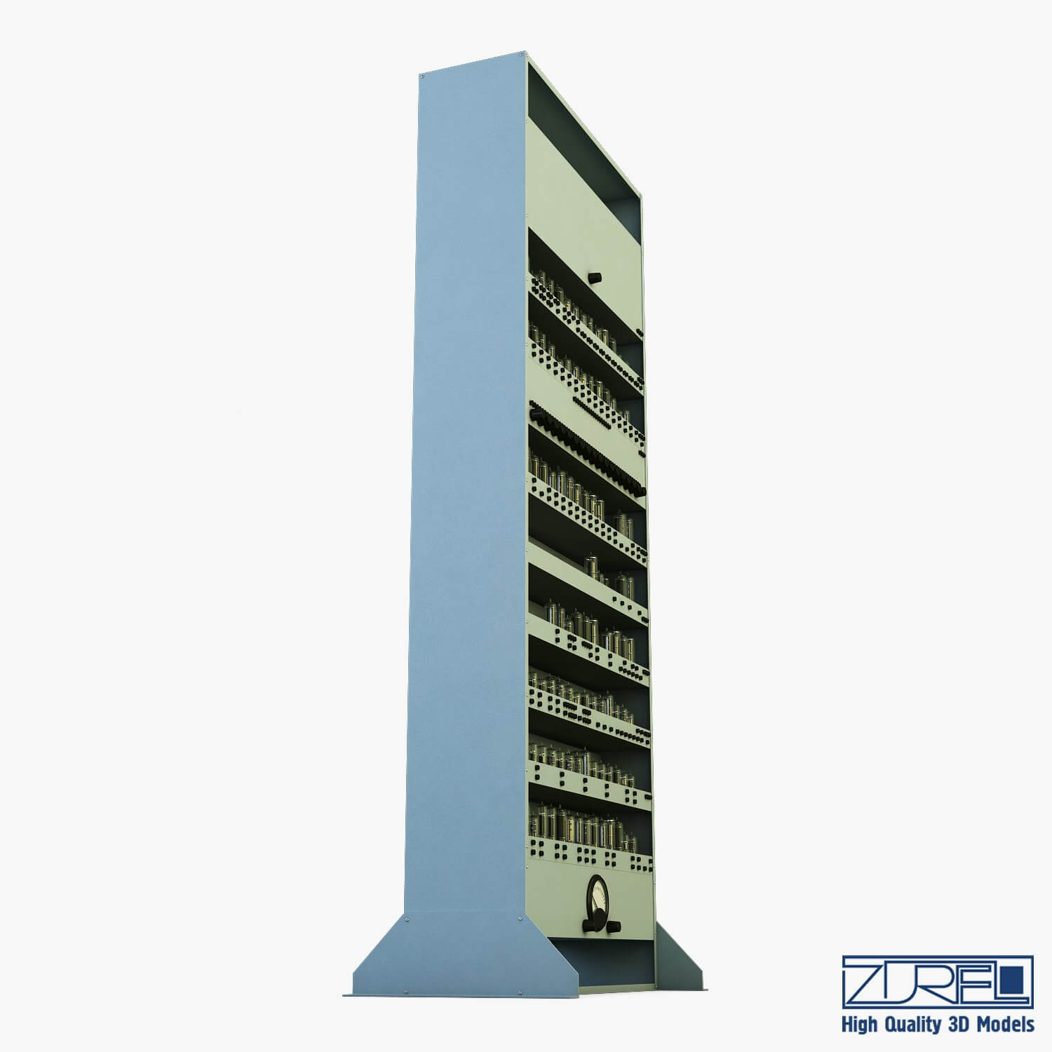 Vacuum Tube Computer V 1 - 3D Model by Zurel