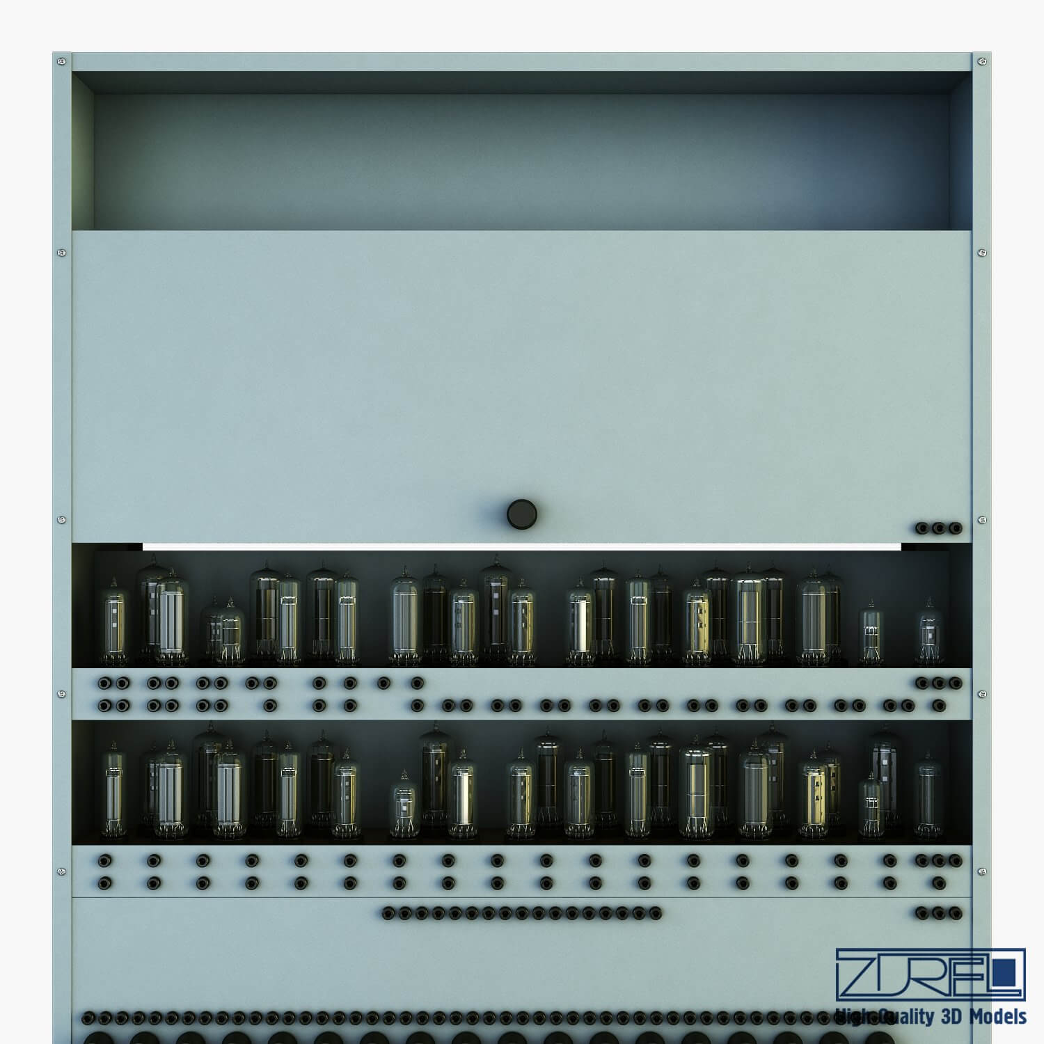 Vacuum Tube Computer V 1 - 3D Model by Zurel