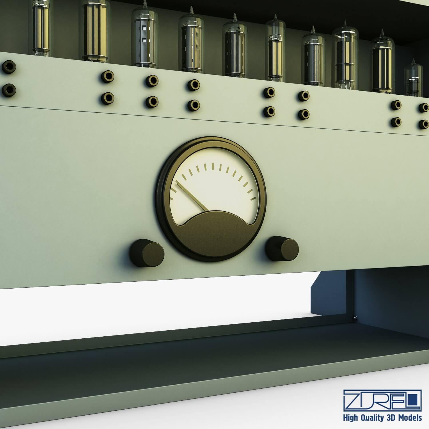 Vacuum Tube Computer V 1 - 3D Model by Zurel