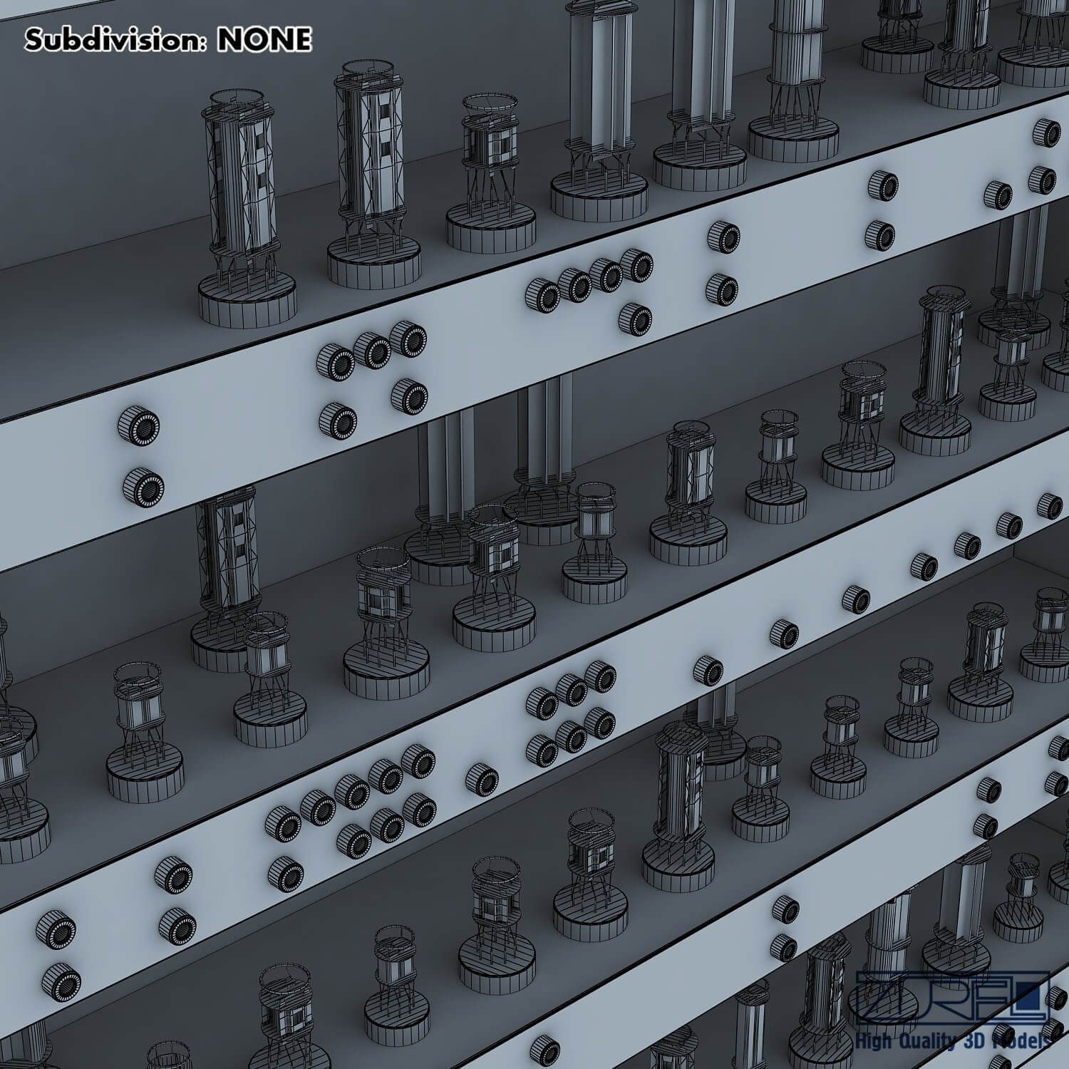 Vacuum Tube Computer V 1 - 3D Model by Zurel