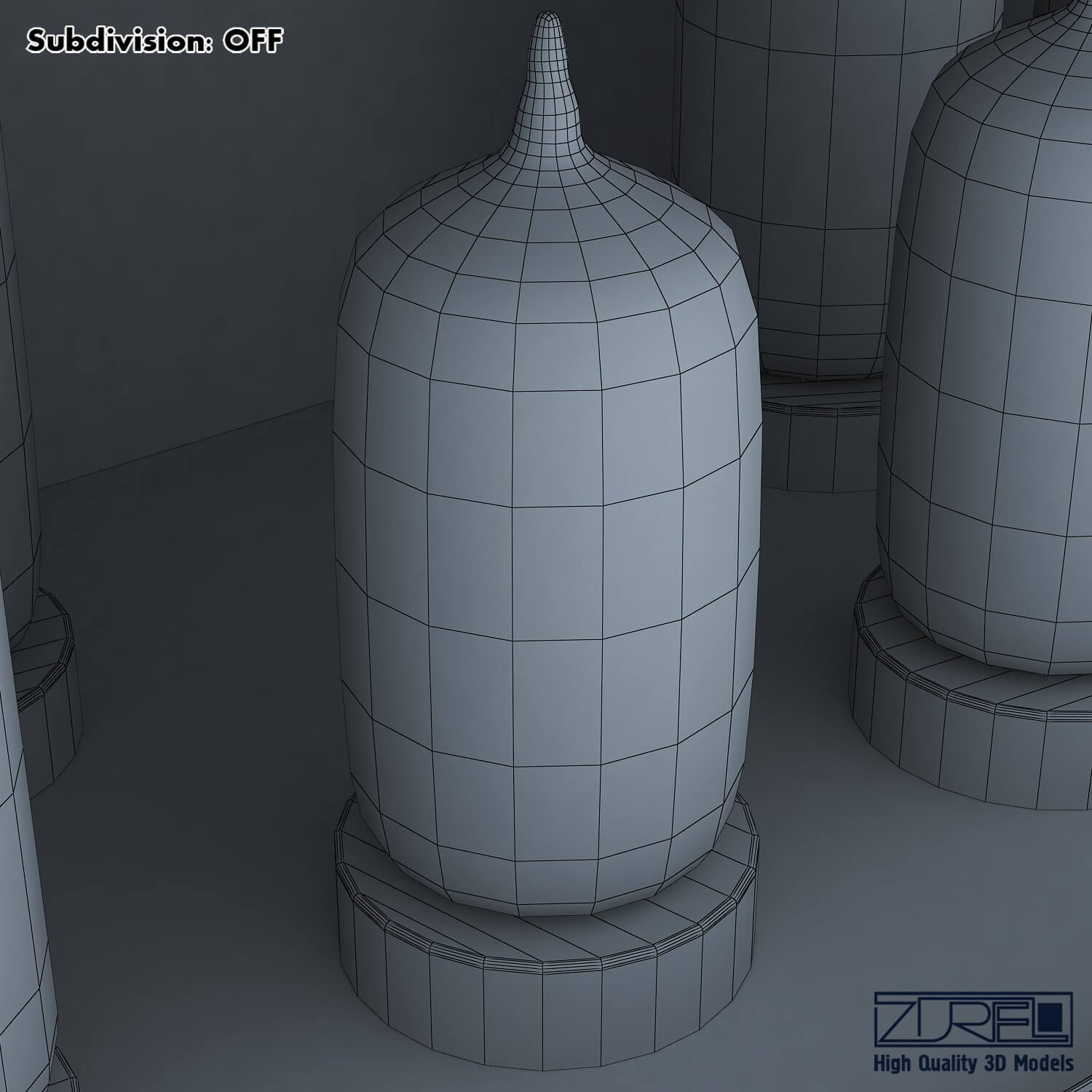 Vacuum Tube Computer V 1 - 3D Model by Zurel