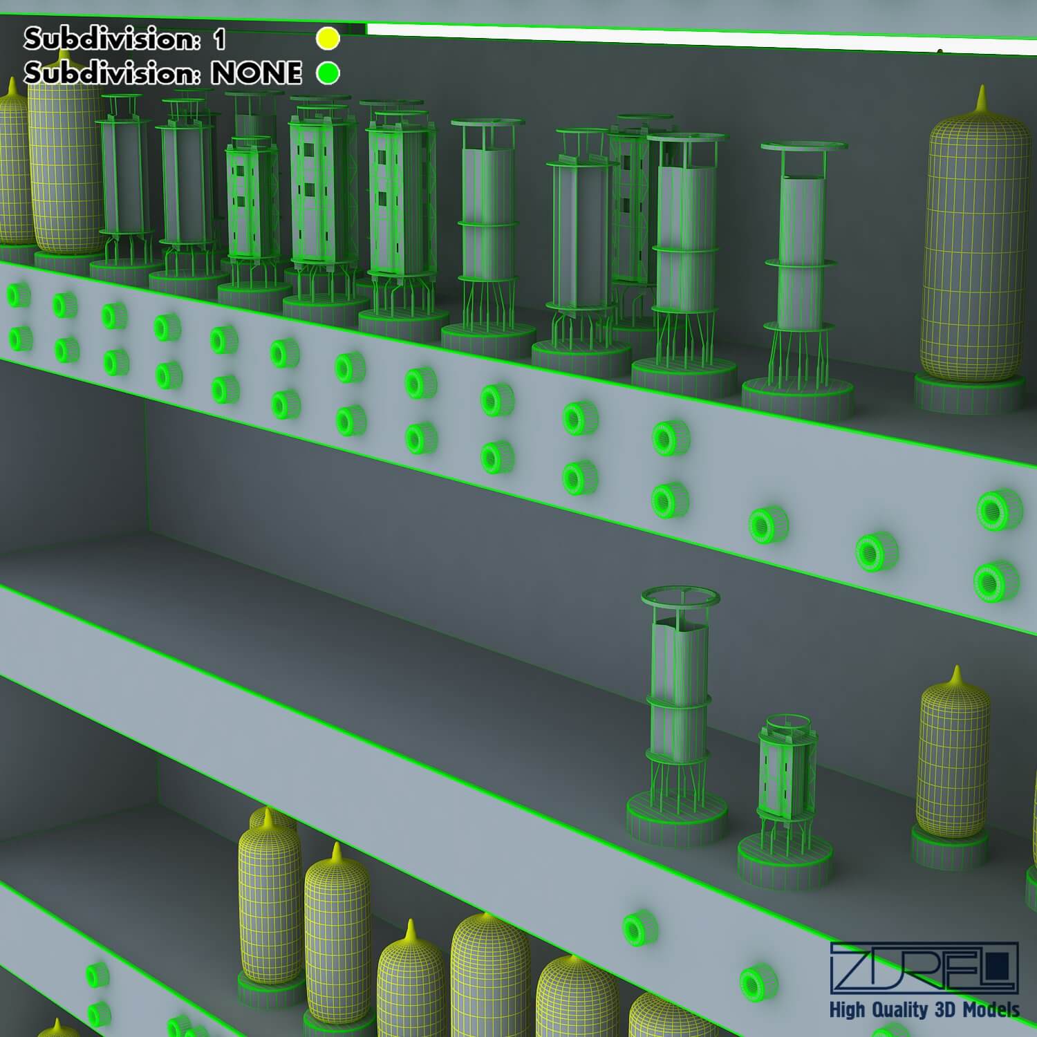 Vacuum Tube Computer V 1 - 3D Model by Zurel